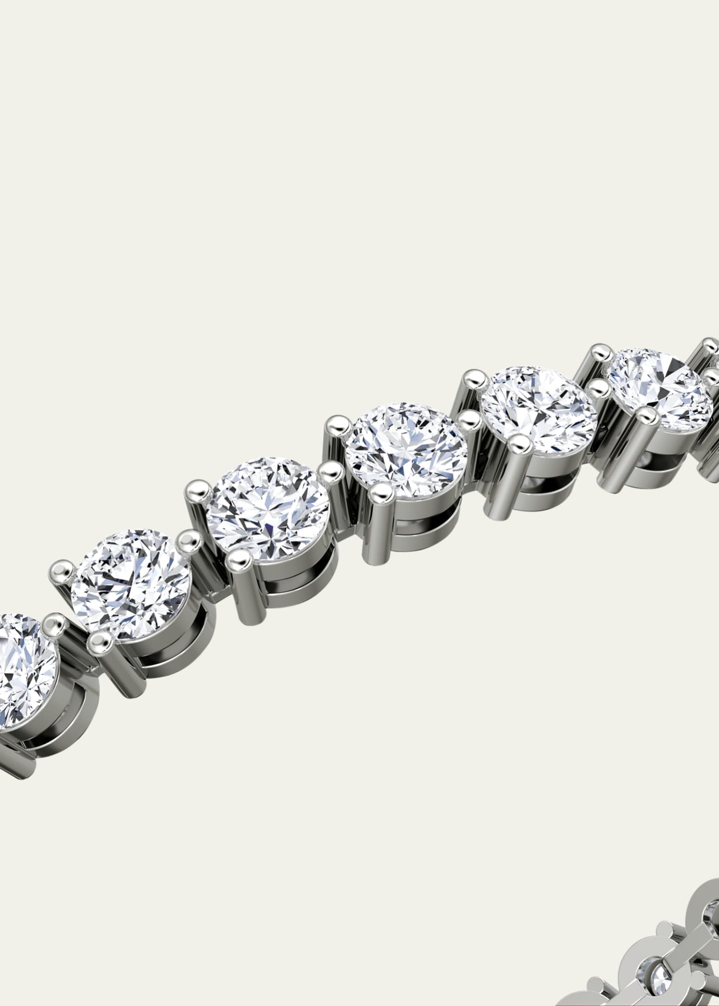 VRAI 14K White Gold Round Lab Grown Diamond Tennis Bracelet, 8.50tcw - Bergdorf Goodman