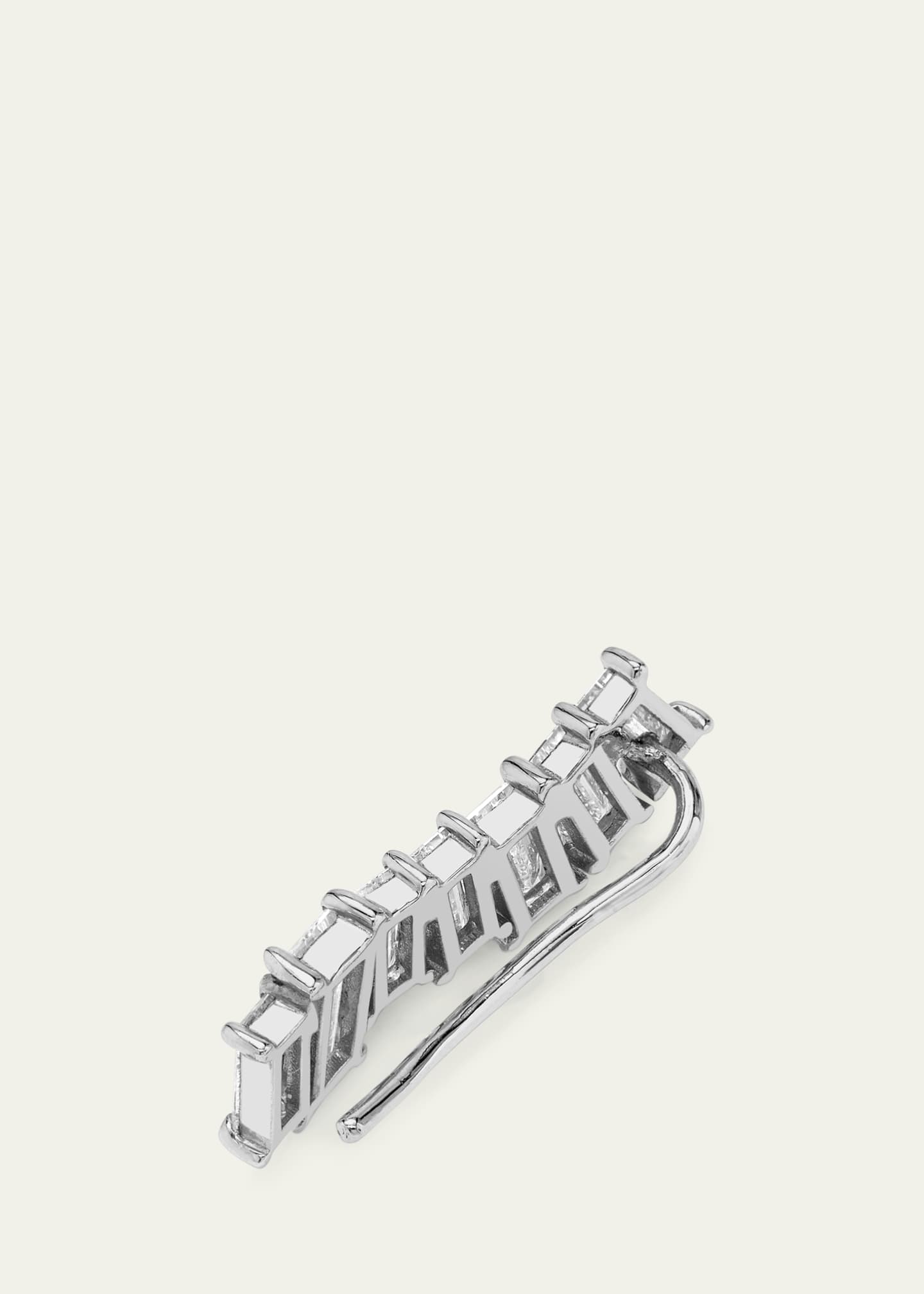 VRAI 14K Gold Baguette Lab Grown Diamond Ear Climber, Single - Bergdorf ...