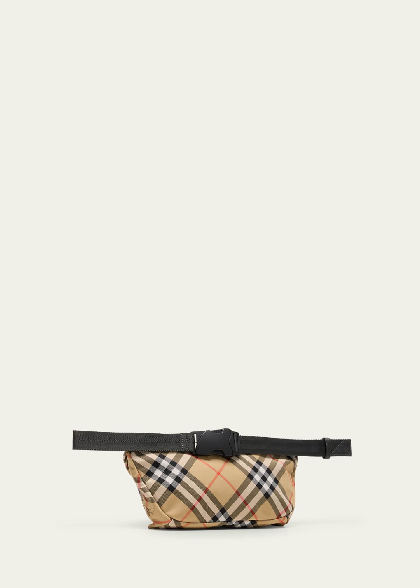Burberry Men's Essential Check Belt Bag - Bergdorf Goodman