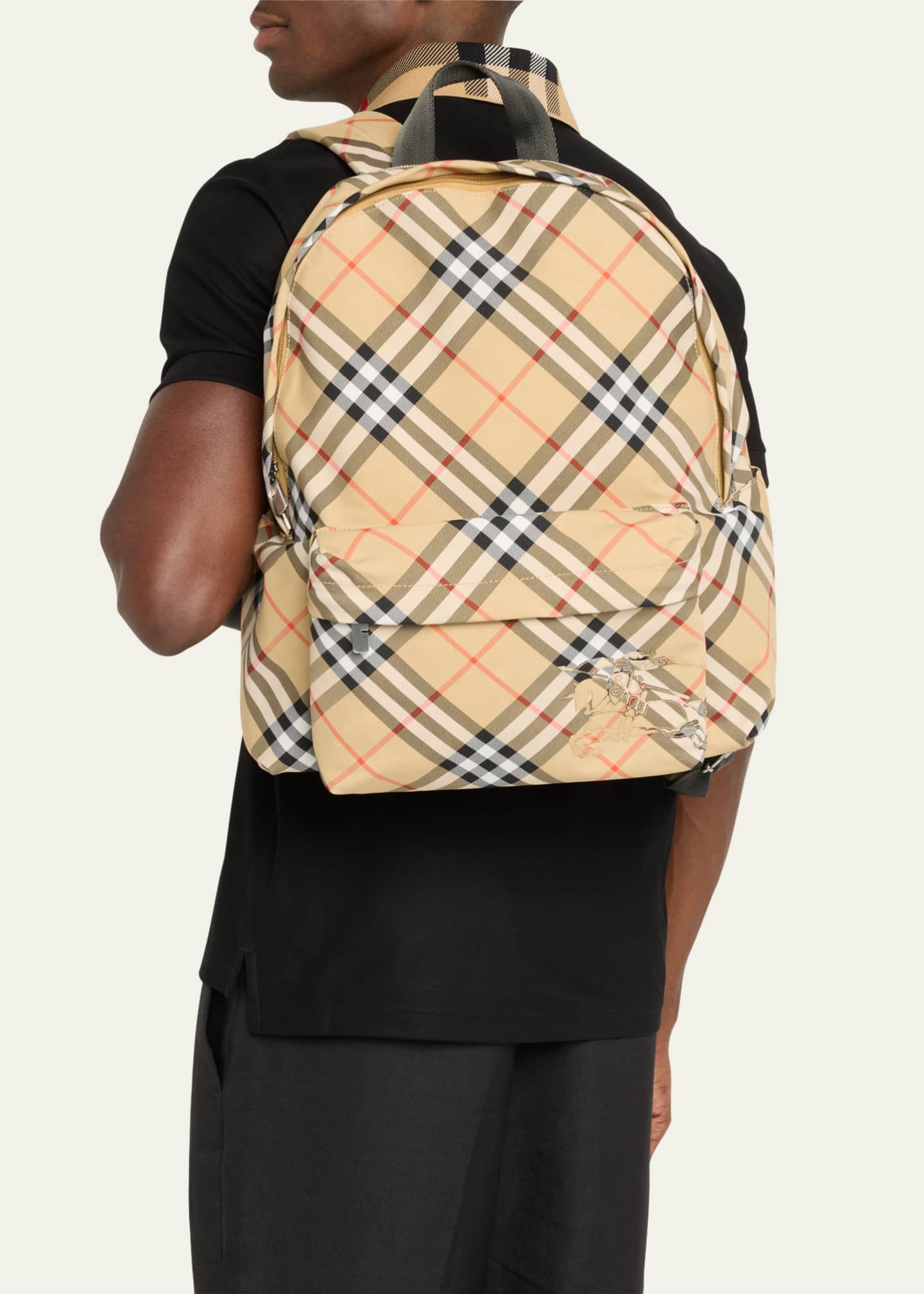 Burberry Men's Essential Check Backpack - Bergdorf Goodman