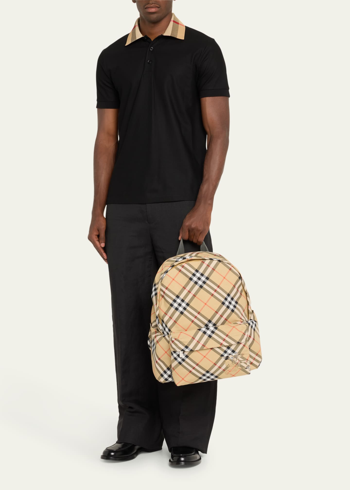 Burberry Men's Essential Check Backpack - Bergdorf Goodman