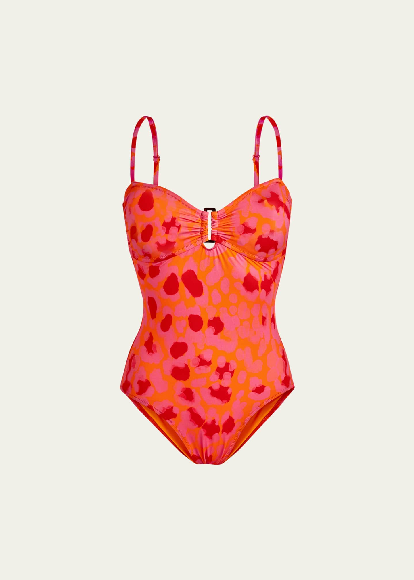 Vilebrequin Abstract Leopard Printed One-Piece Swimsuit - Bergdorf Goodman