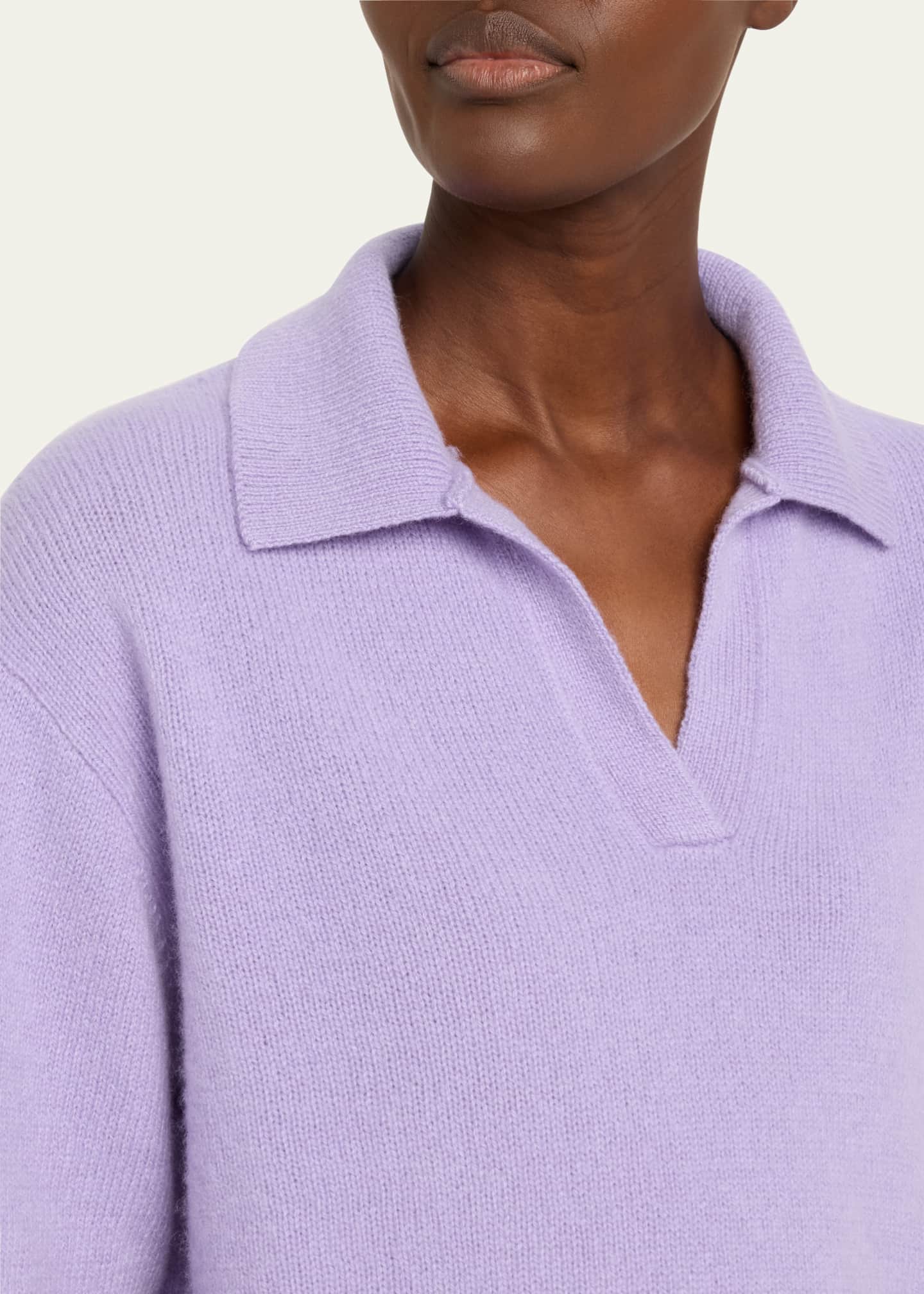 The Elder Statesman Johny Collar Cashmere Sweater - Bergdorf Goodman
