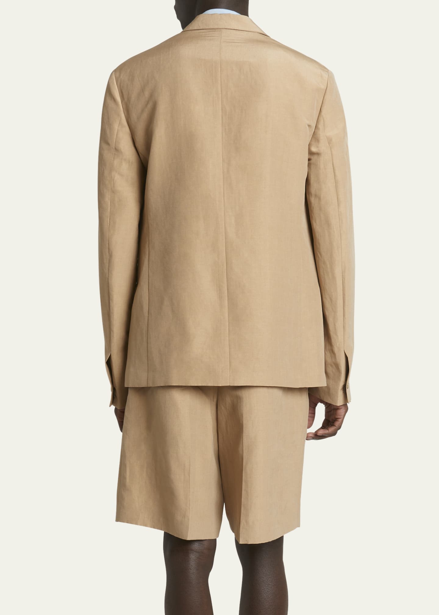 Givenchy Men's Silk Linen Unstructured Sport Coat - Bergdorf Goodman