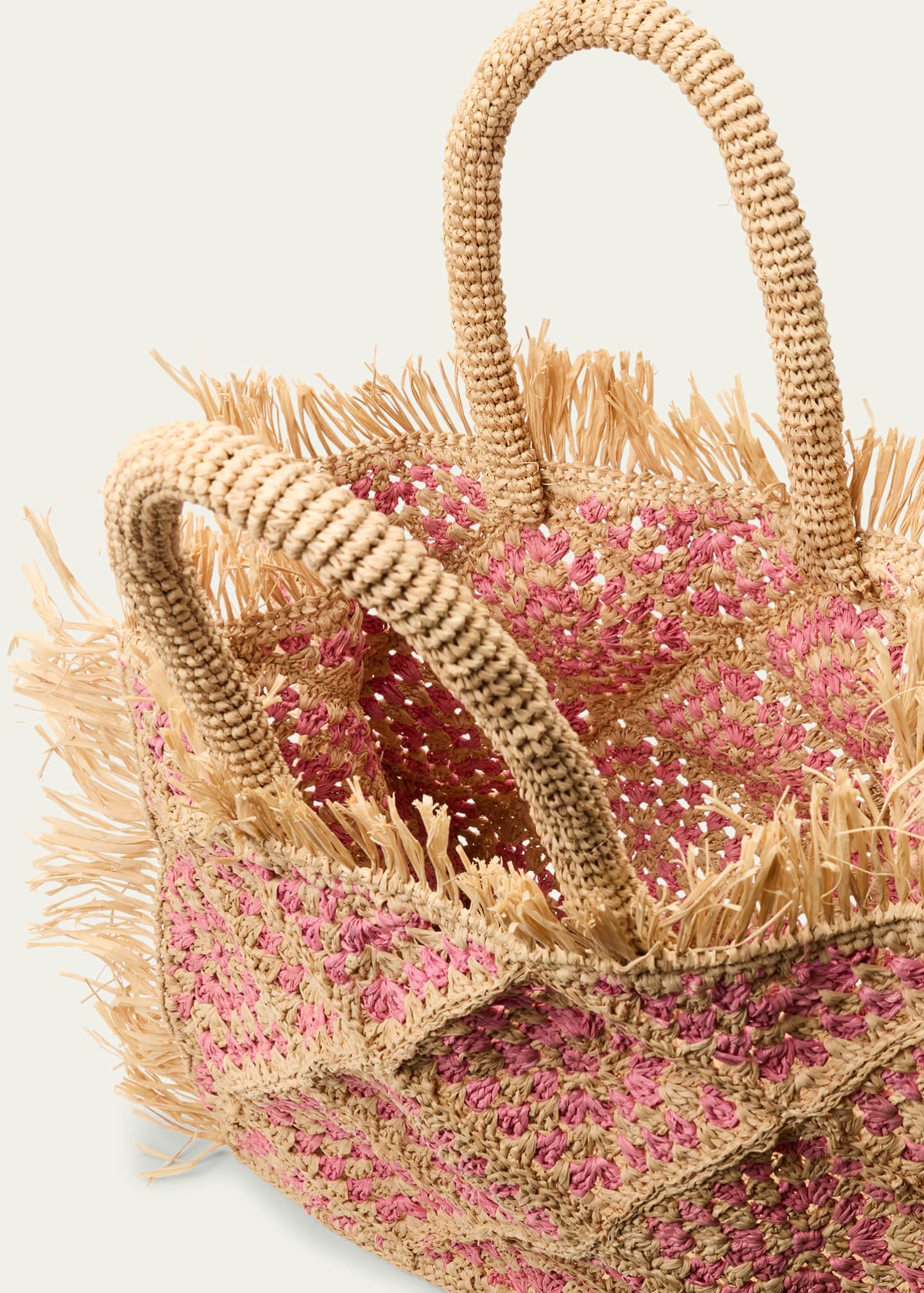 EILAF Najoom Fringe Raffia Tote Bag - Bergdorf Goodman