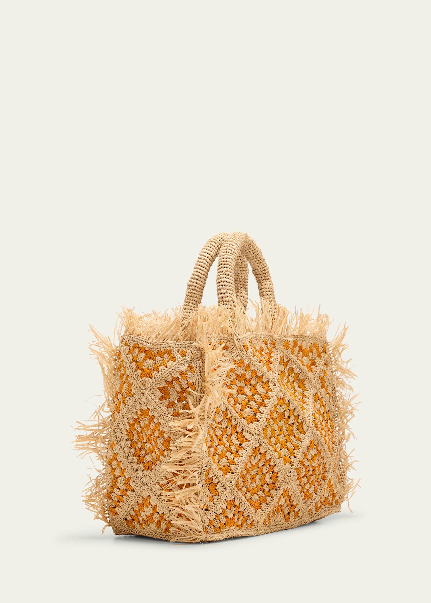 EILAF Najoom Fringe Raffia Tote Bag - Bergdorf Goodman