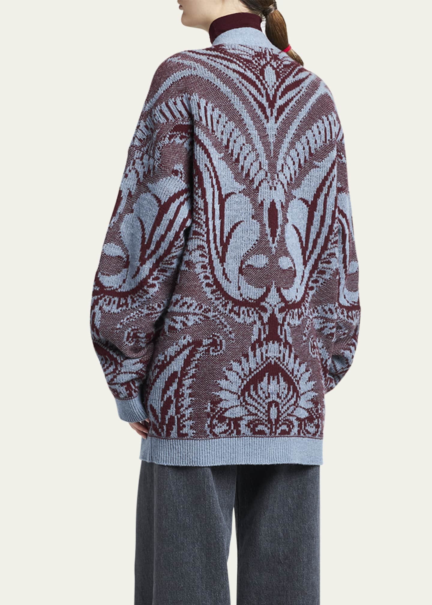 Etro Paisley Wool Cardigan - Bergdorf Goodman