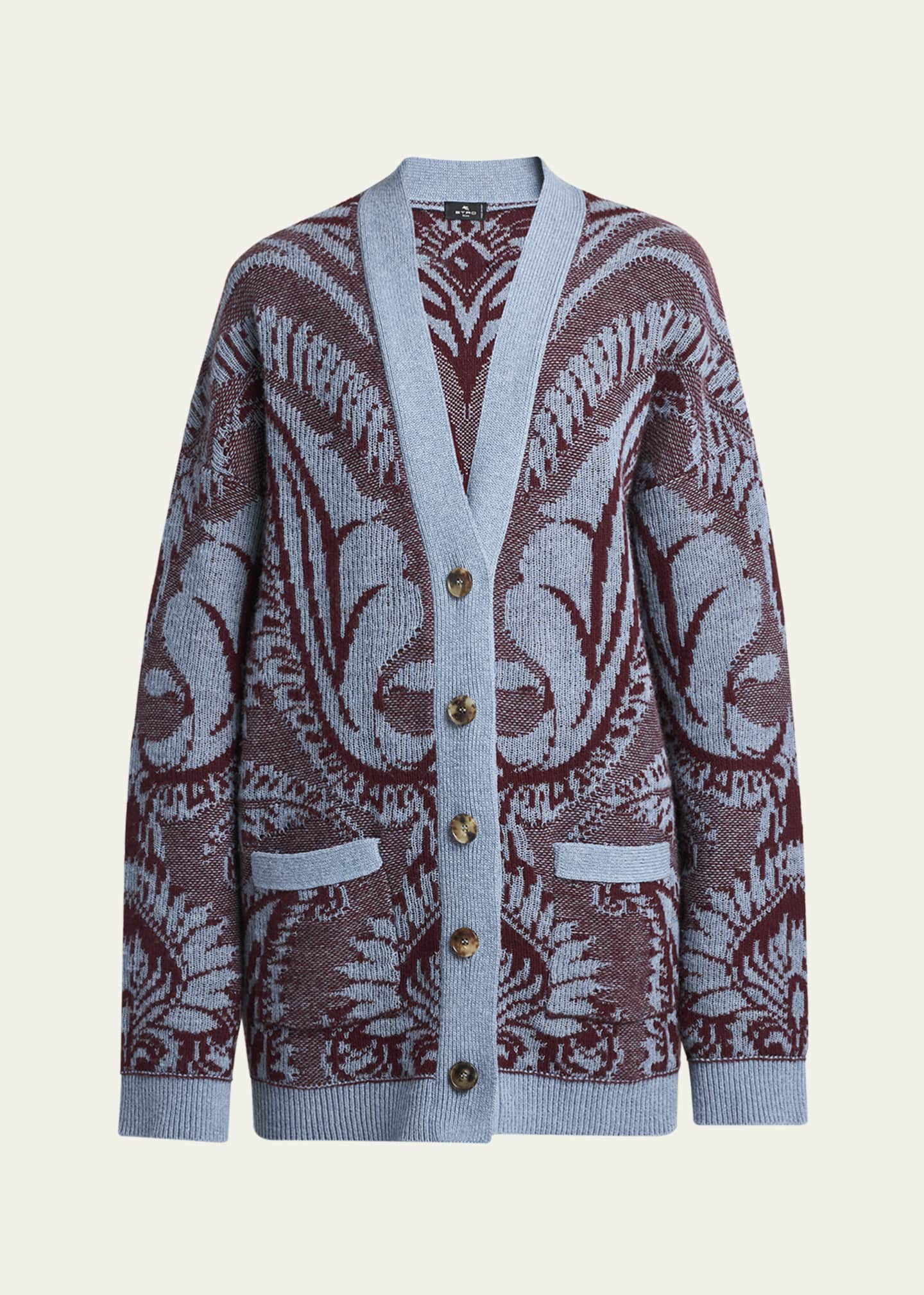Etro Paisley Wool Cardigan - Bergdorf Goodman