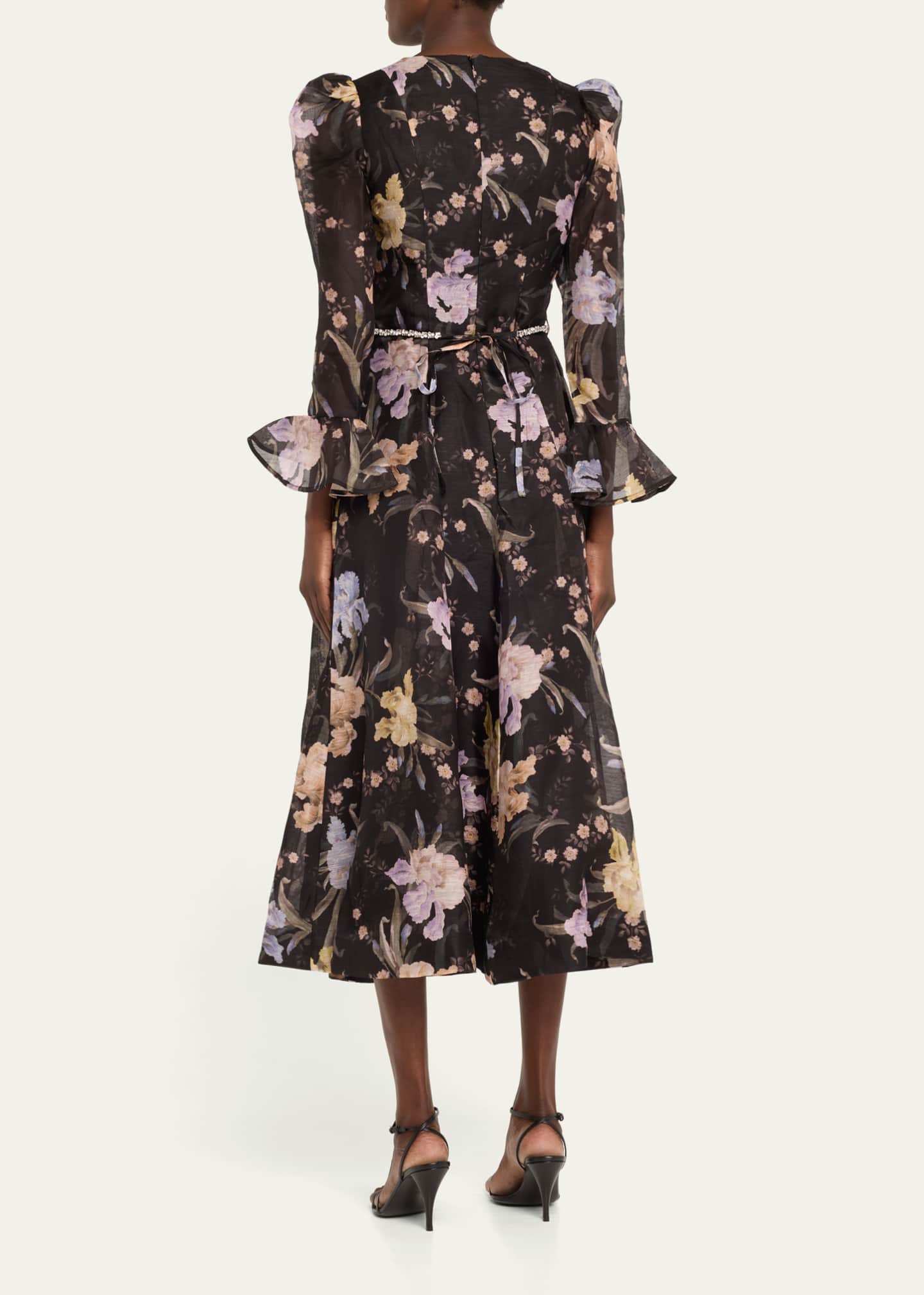 Zimmermann Eden Long-Sleeve Midi Dress - Bergdorf Goodman