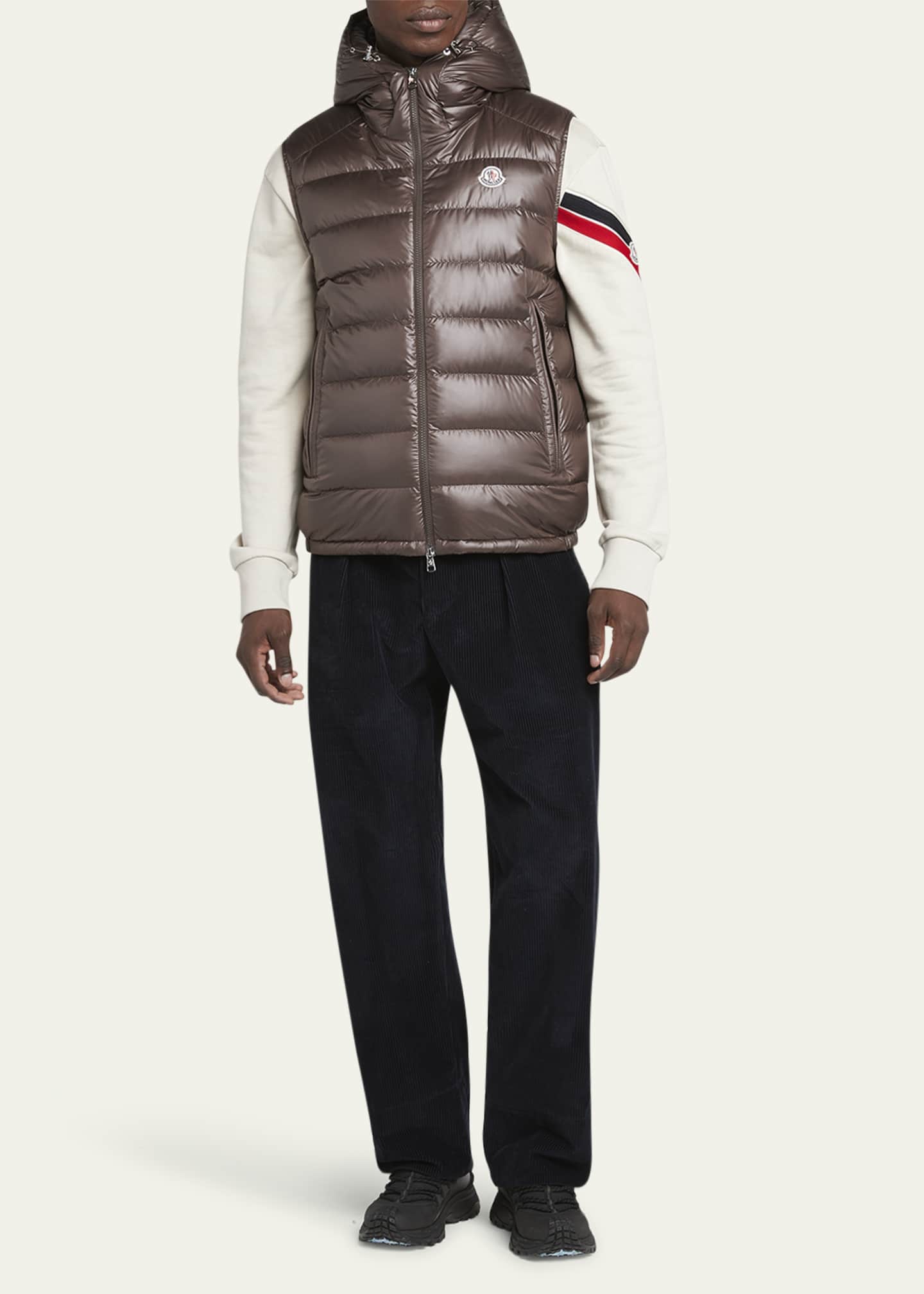 Moncler Men's Barant Hooded Puffer Vest - Bergdorf Goodman