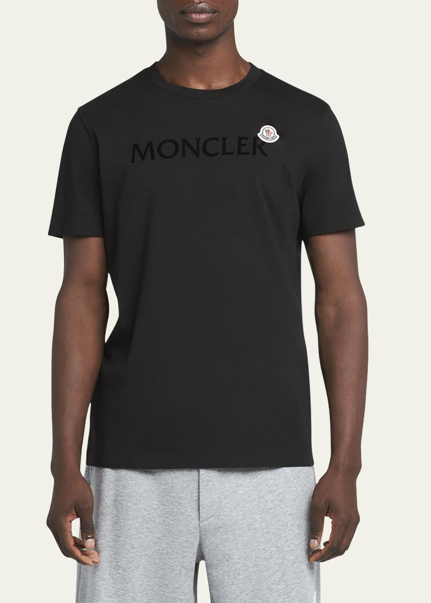 Moncler Men's Small Logo T-Shirt - Bergdorf Goodman