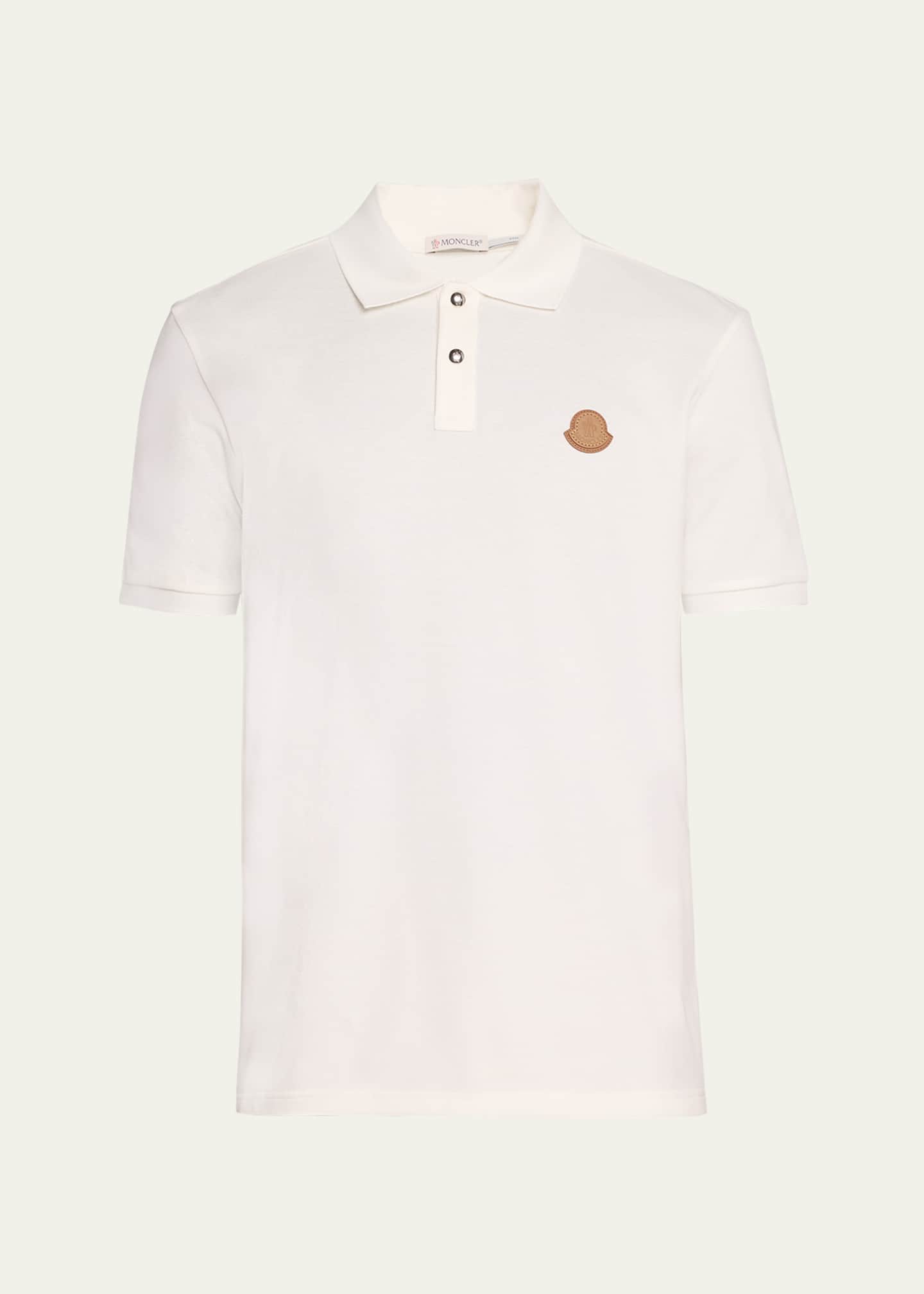 Moncler Men's Small Logo Polo Shirt - Bergdorf Goodman