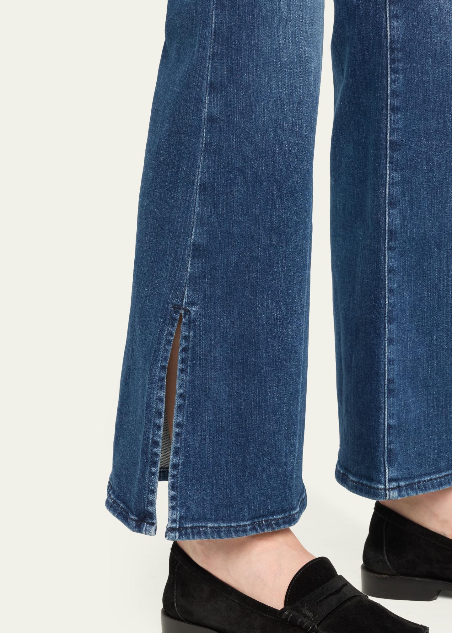 FRAME Le Easy Flare Side Slit Jeans - Bergdorf Goodman