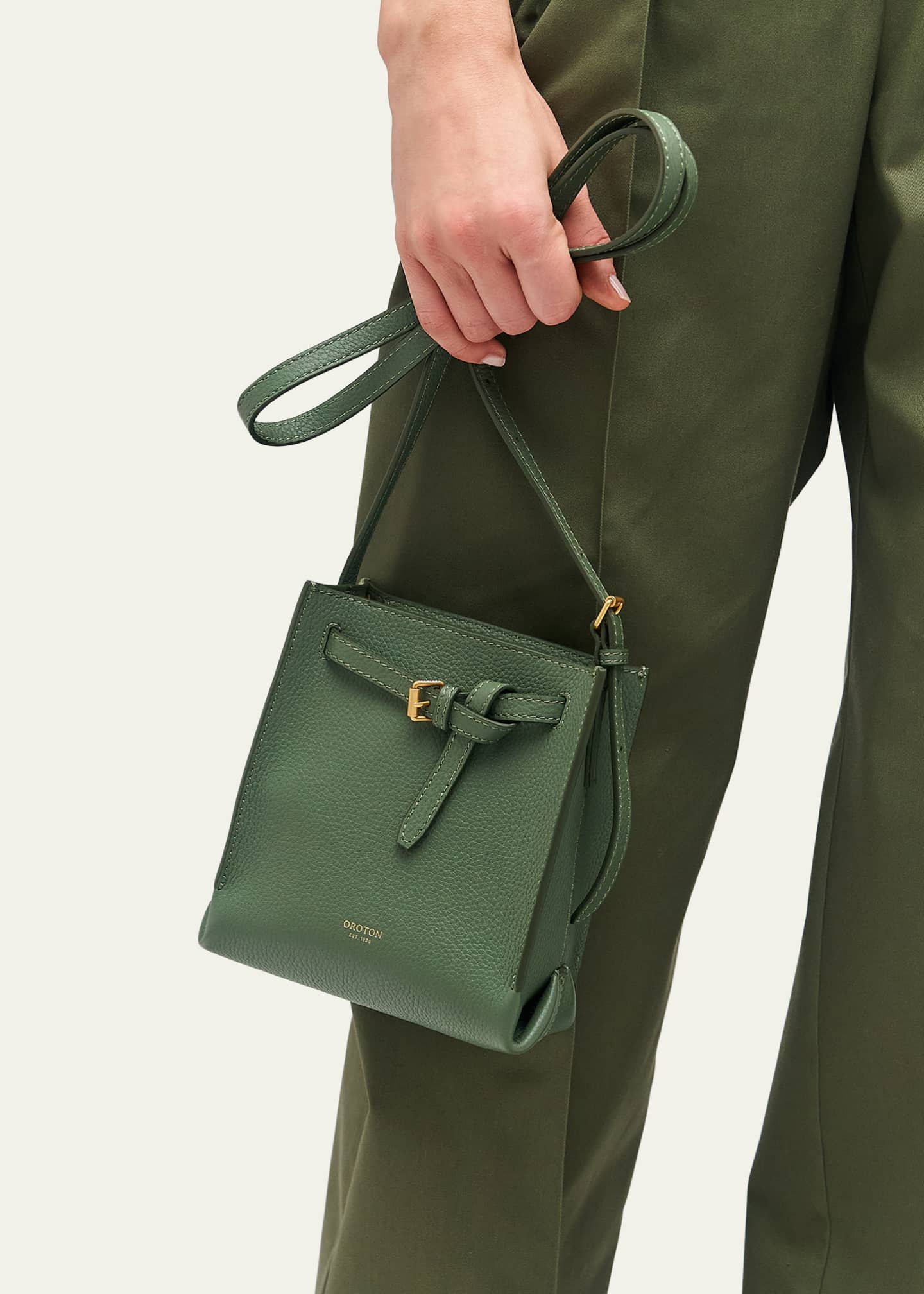 Oroton Margot Tiny Leather Bucket Bag - Bergdorf Goodman