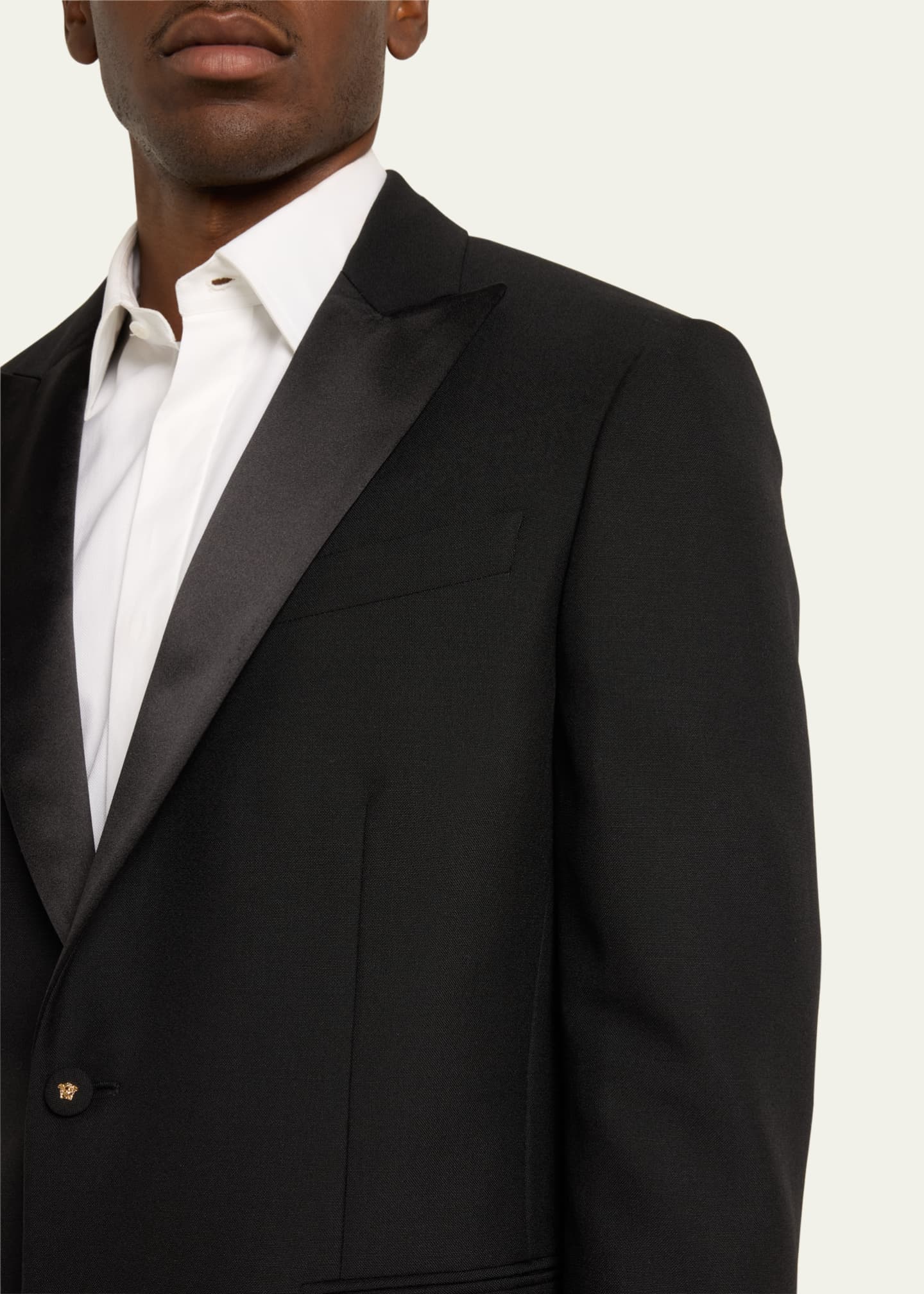 Versace Men's Medusa Mohair-Blend Tuxedo Jacket - Bergdorf Goodman