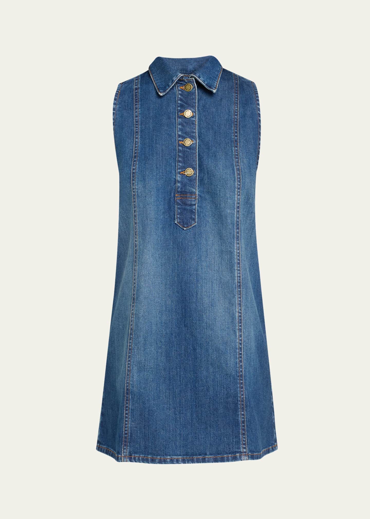 Ramy Brook Donnie Denim Mini Dress - Bergdorf Goodman