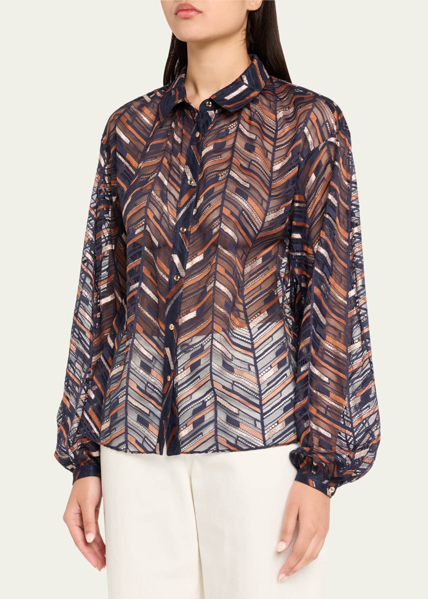 Ramy Brook Roberta Blouse - Bergdorf Goodman