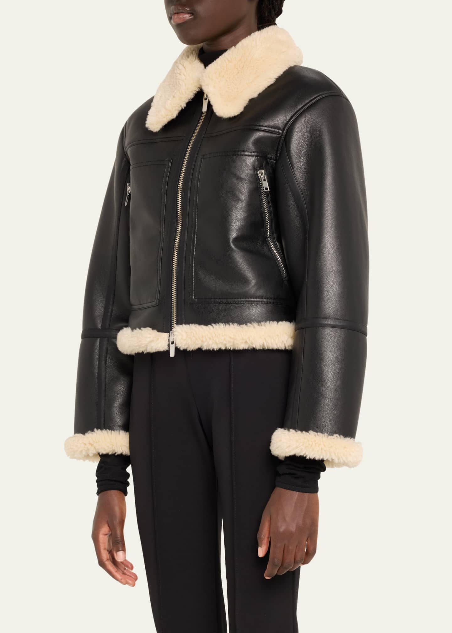A.L.C. Avery Faux-Leather Jacket - Bergdorf Goodman