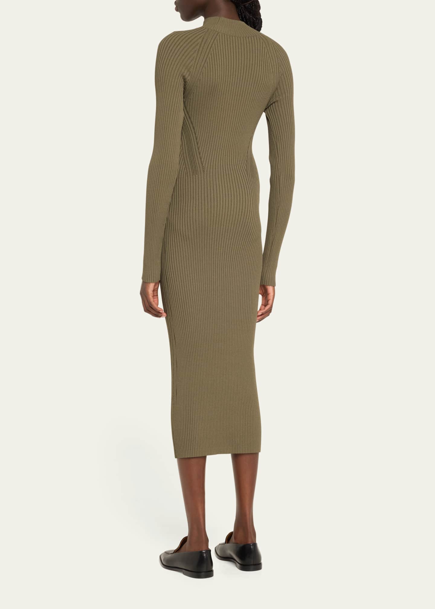 A.L.C. Halle Ribbed Bodycon Midi Dress - Bergdorf Goodman