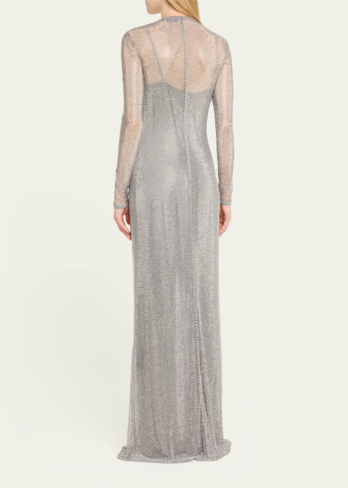 Ralph Lauren Crystal Embellished Gown with Slip - Bergdorf Goodman