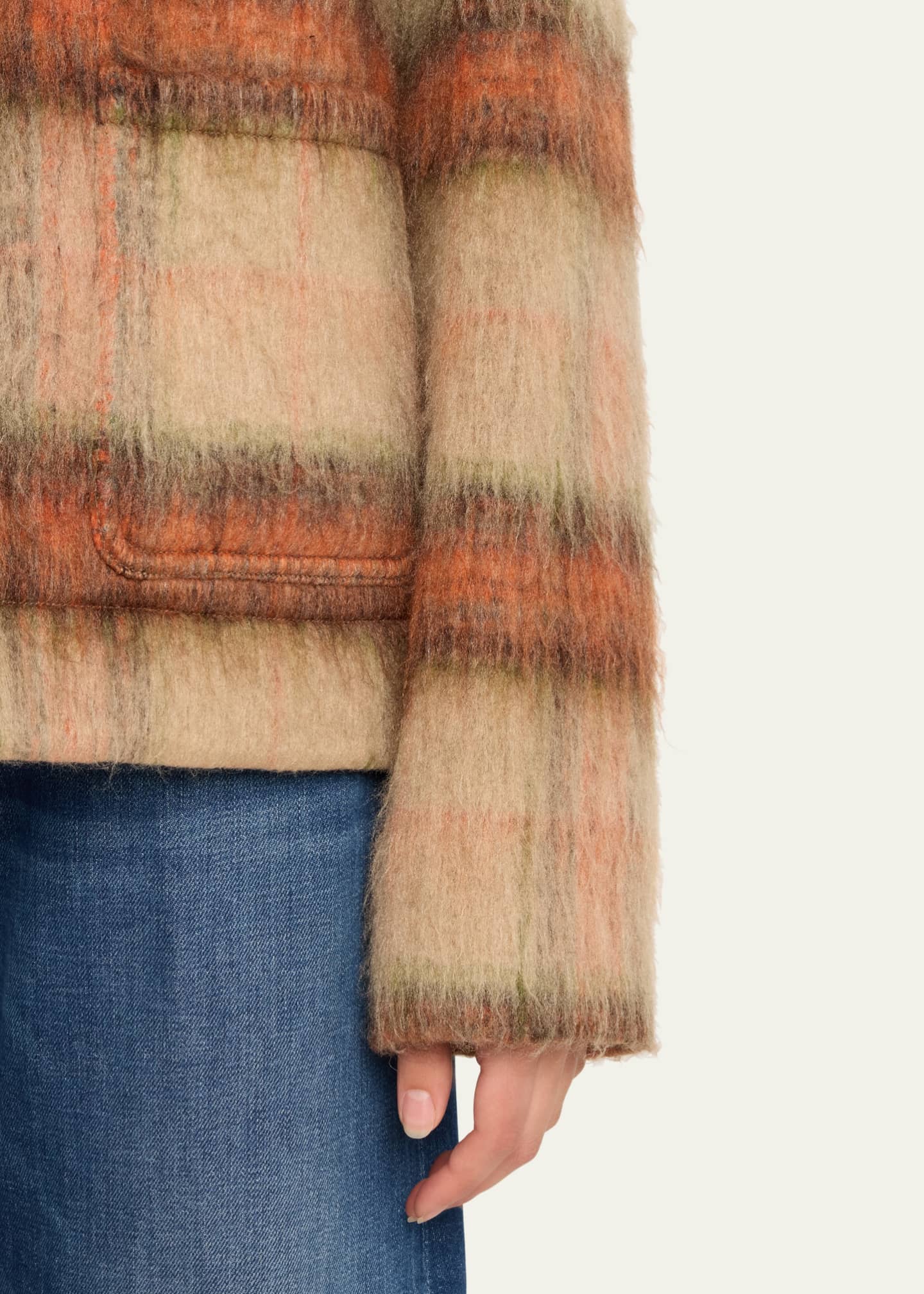 TONYWACK Check Wool-Blend Blouson Jacket - Bergdorf Goodman