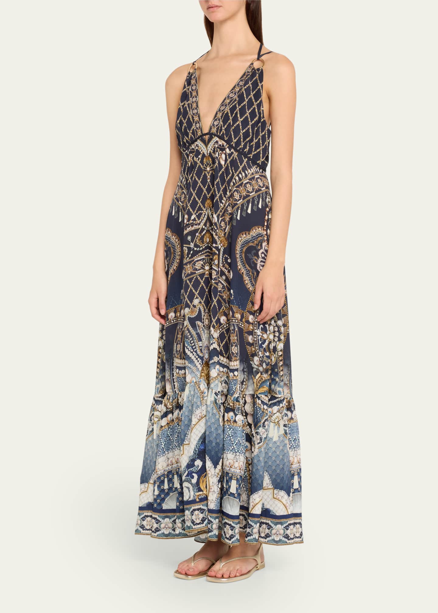 Camilla Dance With the Duke Tiered Maxi Dress - Bergdorf Goodman