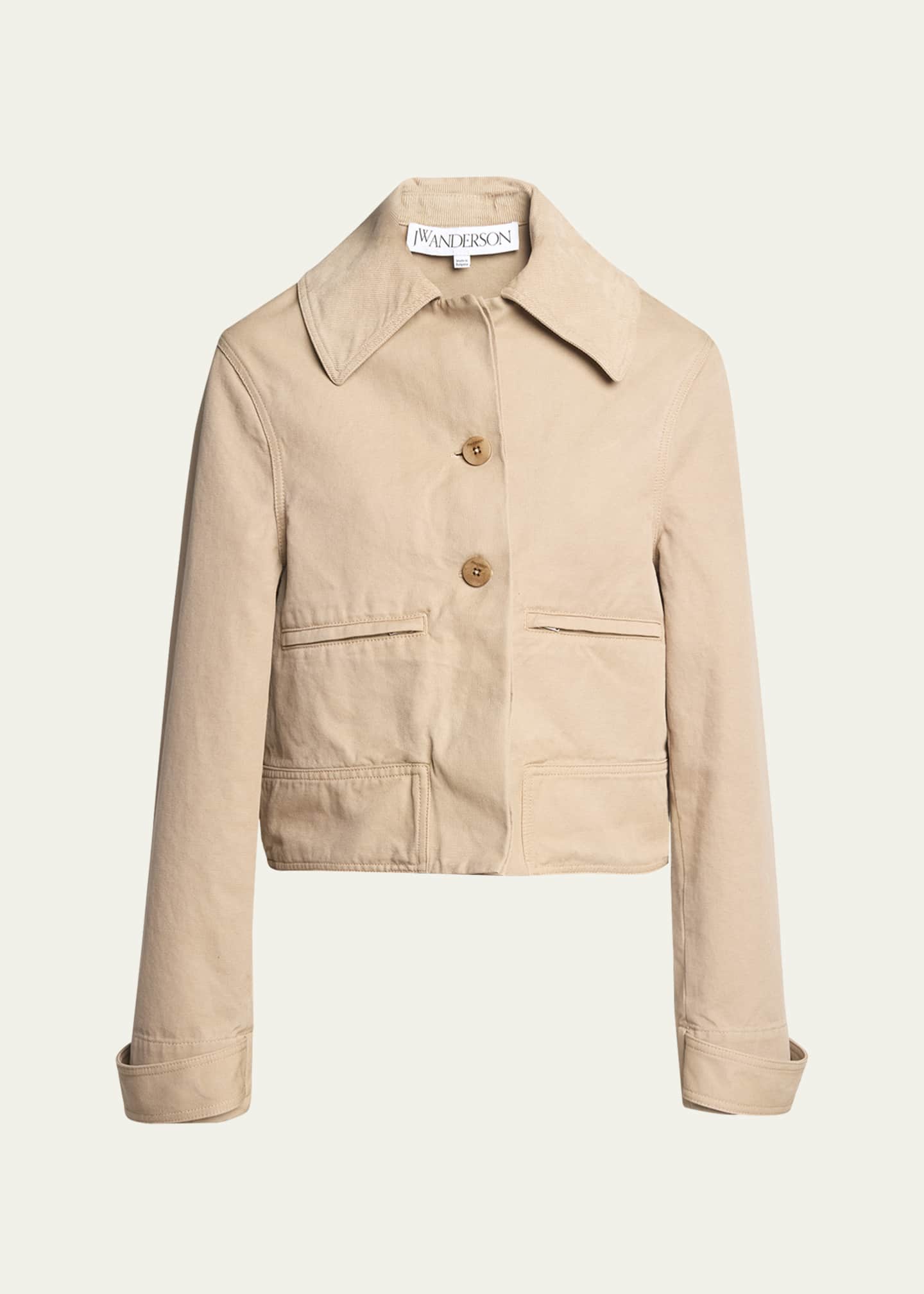 JW Anderson Cropped Workwear Jacket - Bergdorf Goodman