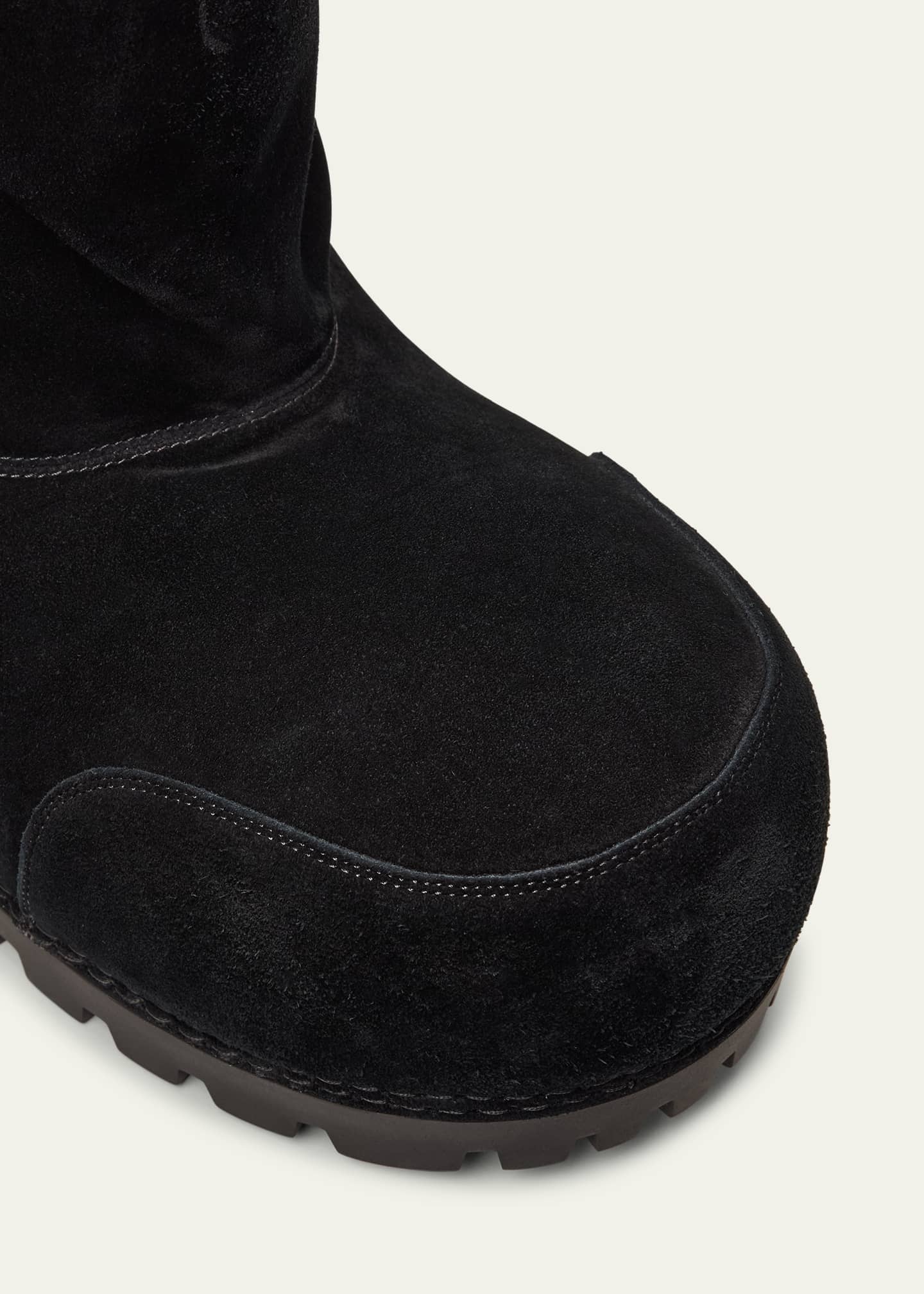 Balenciaga Men's Alaska Calfskin High Boots - Bergdorf Goodman