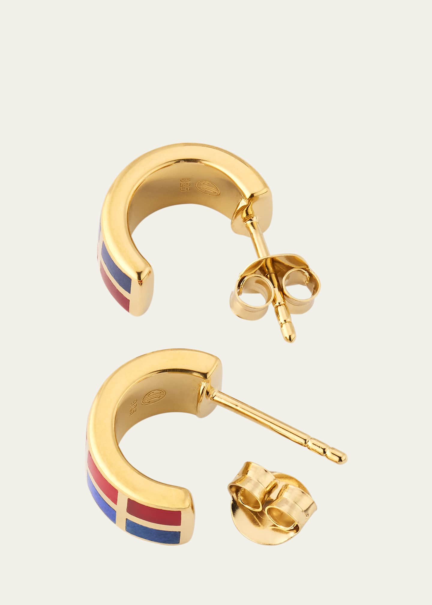 Jan Leslie Dash Rectangle Gemstone Huggie Earrings - Bergdorf Goodman