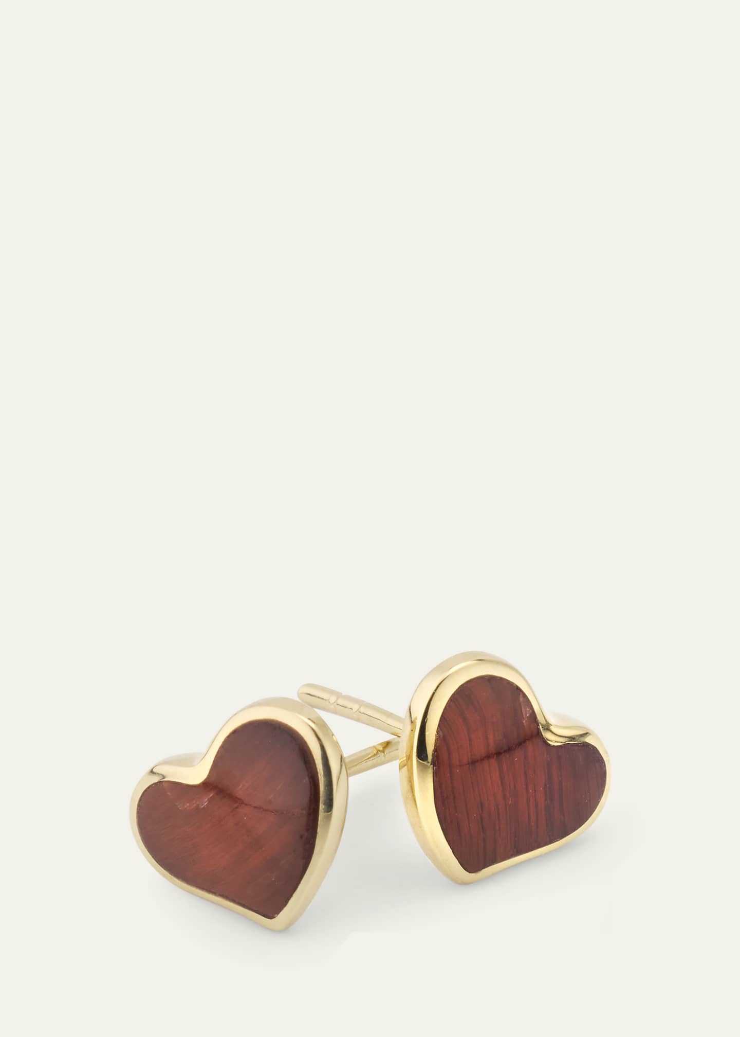 Jan Leslie Heart Stud Earrings - Bergdorf Goodman
