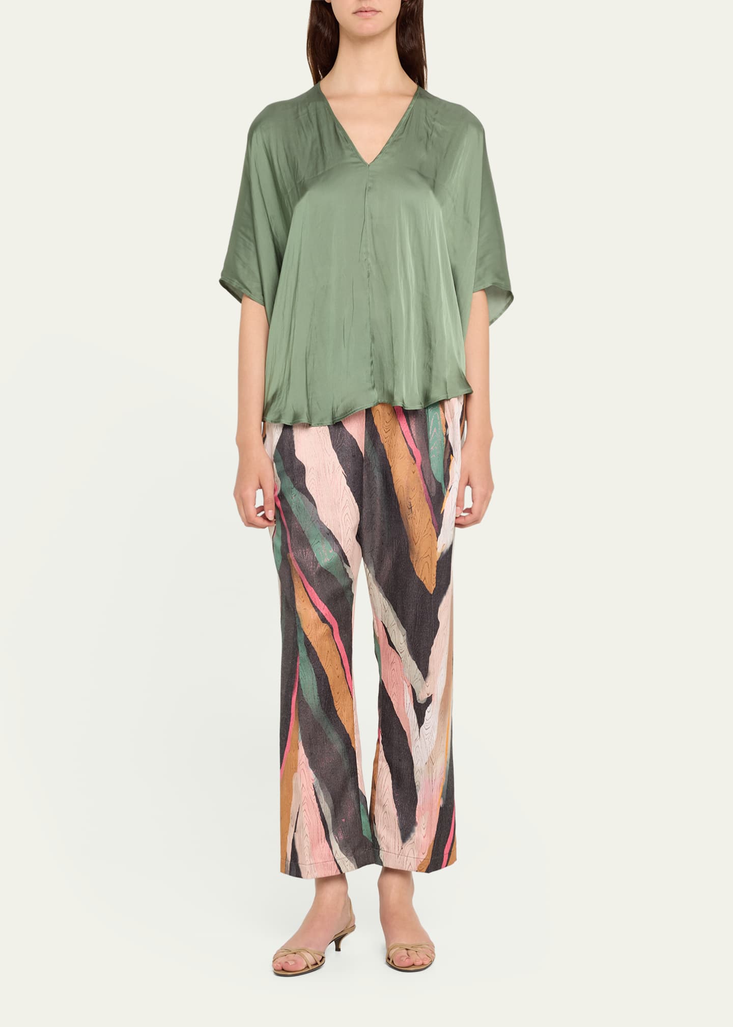 Zero + Maria Cornejo Circle Draped Blouse - Bergdorf Goodman
