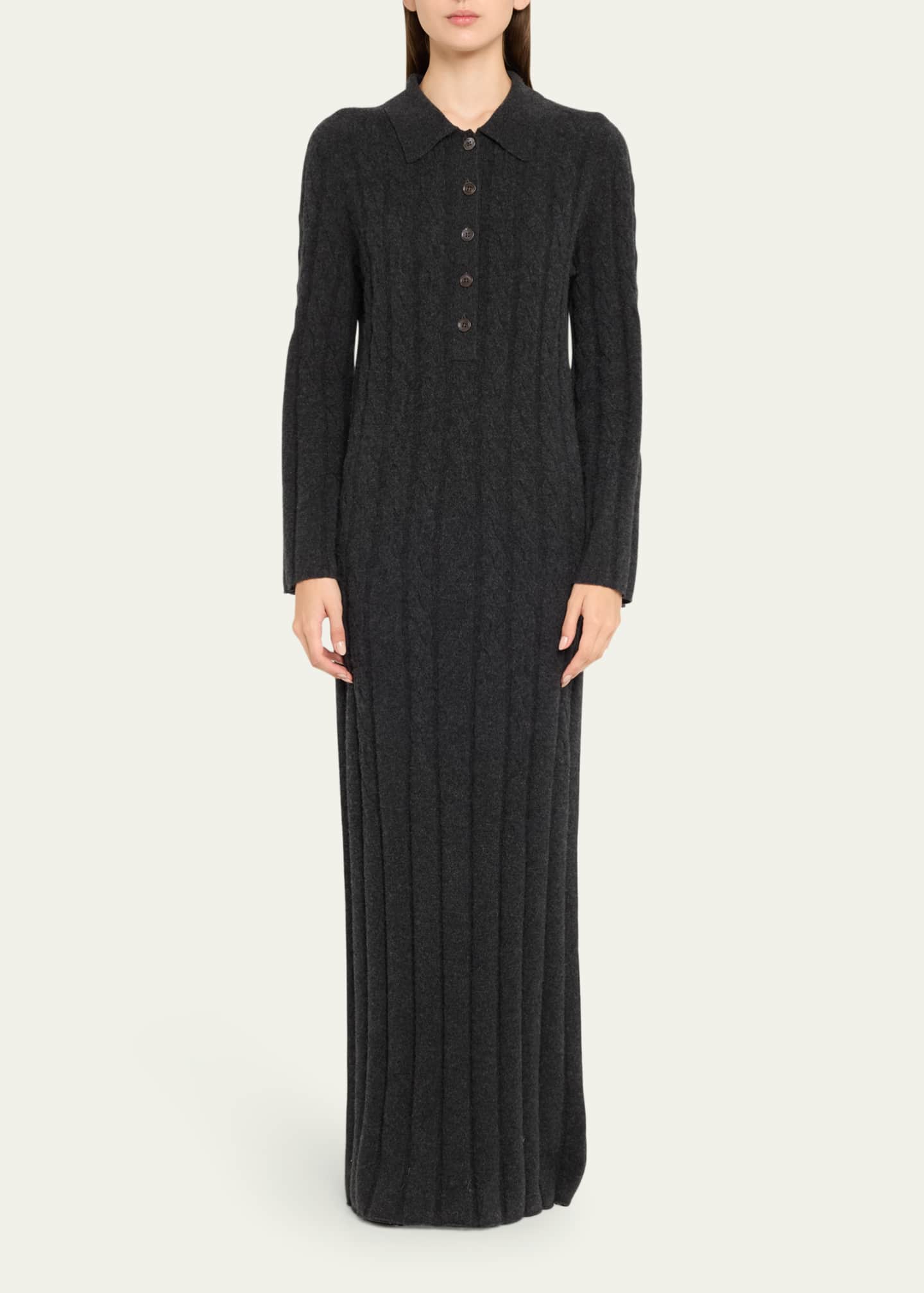 House of Dagmar Faded Cable-Knit Sweater Dress - Bergdorf Goodman