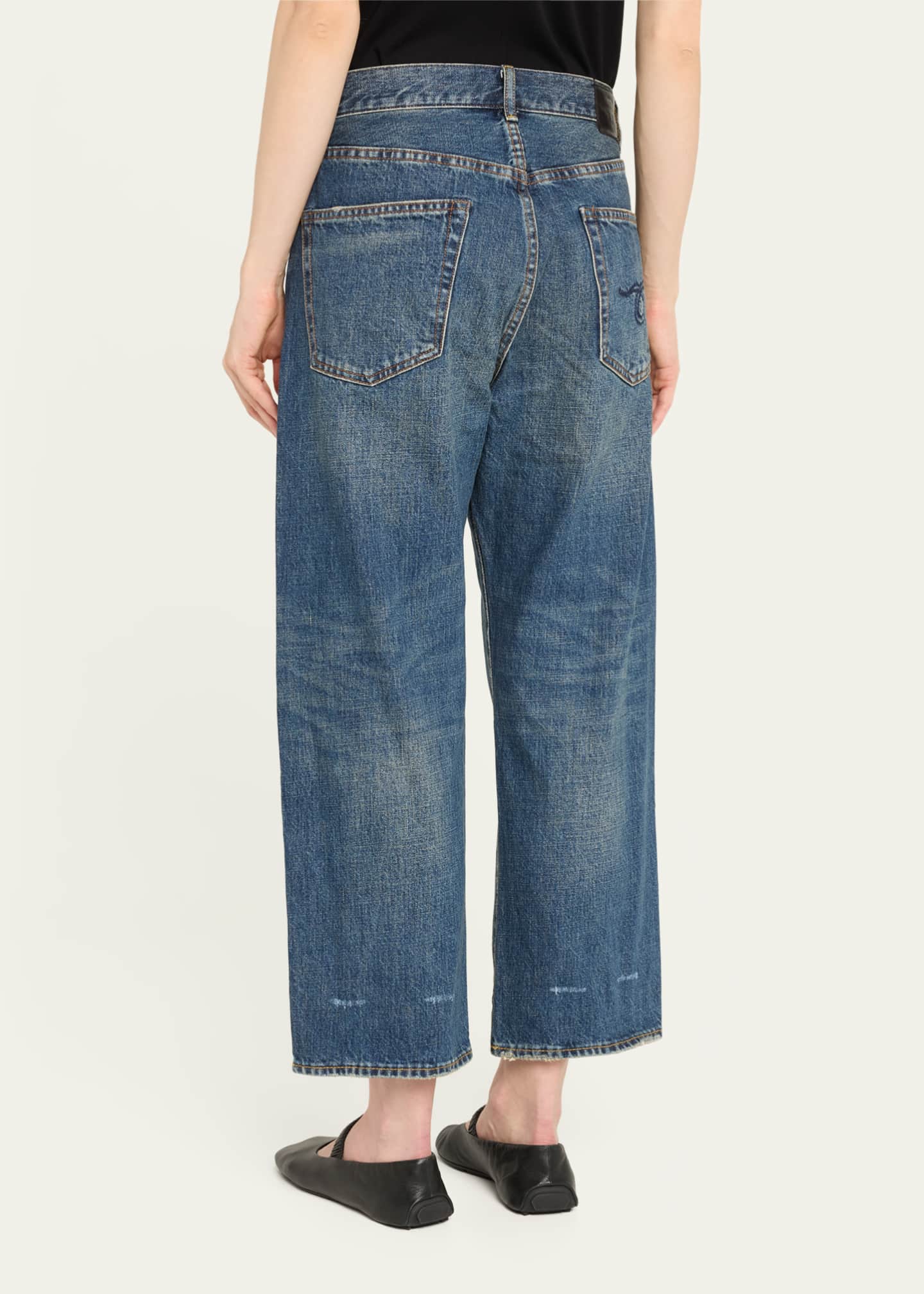 R13 X-Boyfriend Cropped Jeans - Bergdorf Goodman