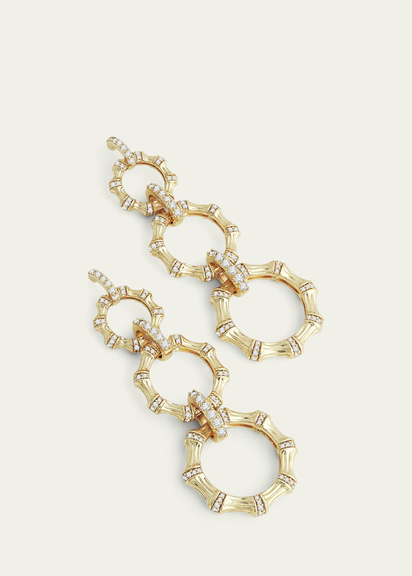 Anabel Aram Jewelry Bamboo Long Chain Earrings - Bergdorf Goodman