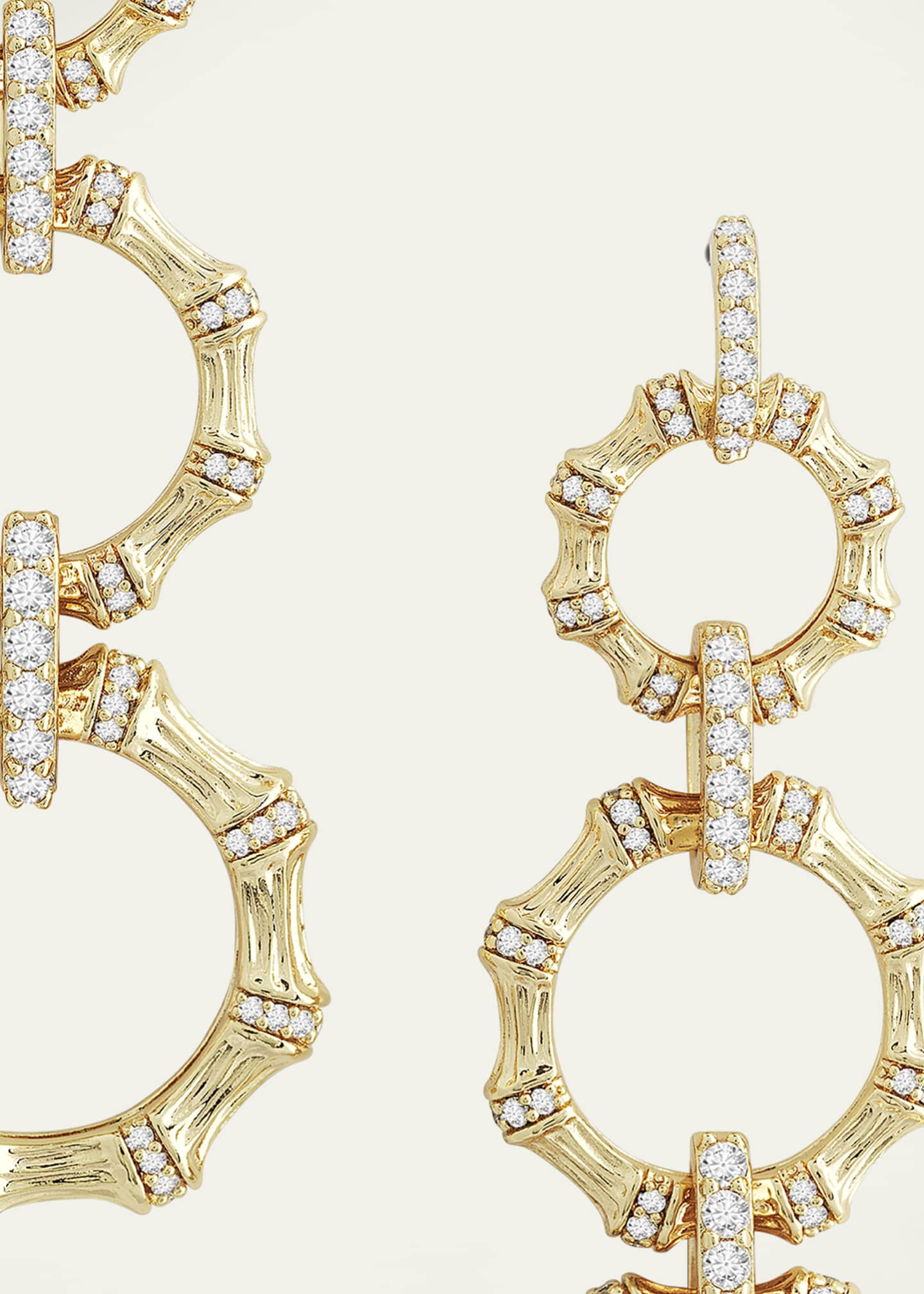 Anabel Aram Jewelry Bamboo Long Chain Earrings - Bergdorf Goodman