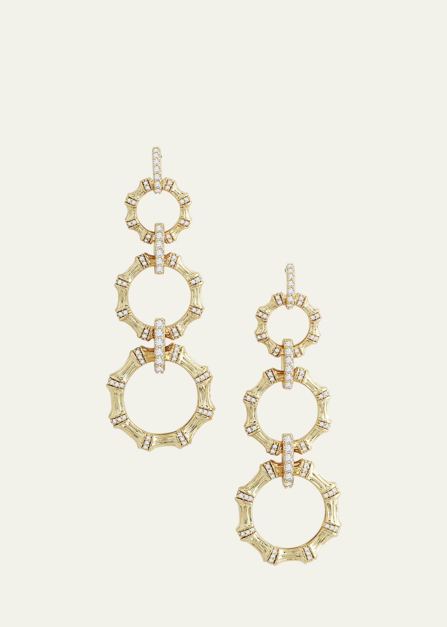 Anabel Aram Jewelry Bamboo Long Chain Earrings - Bergdorf Goodman