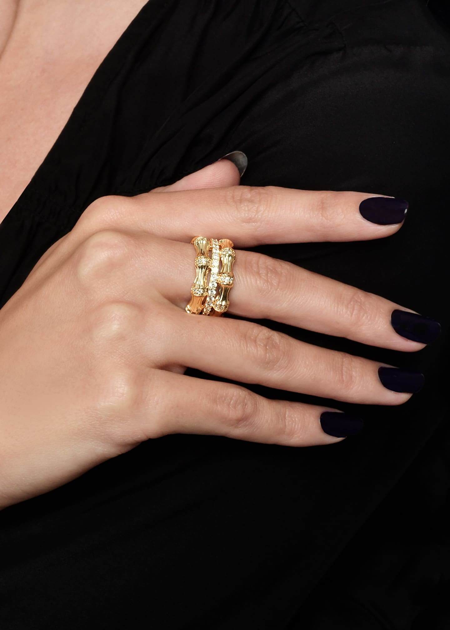 Anabel Aram Jewelry Bamboo Stack Ring - Bergdorf Goodman