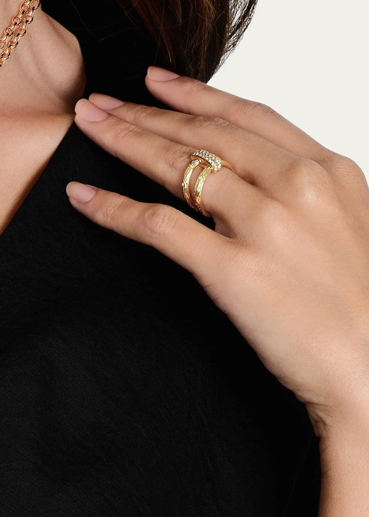 Anabel Aram Jewelry Enchanted Forest Chain Double Ring - Bergdorf Goodman