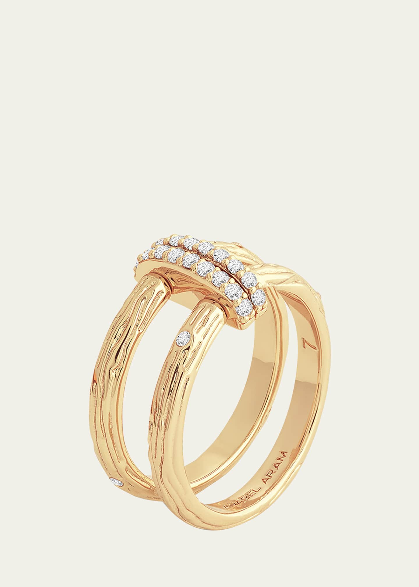 Anabel Aram Jewelry Enchanted Forest Chain Double Ring - Bergdorf Goodman