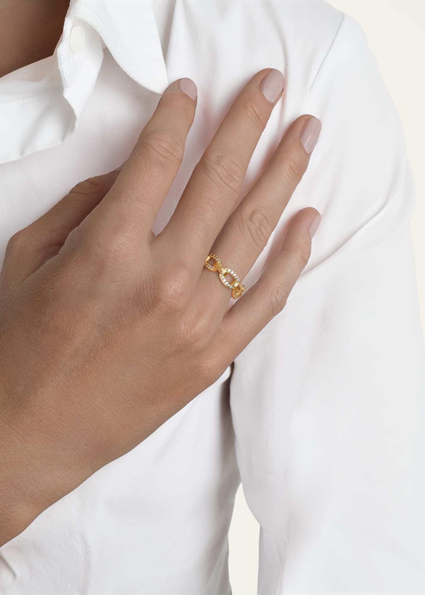 Anabel Aram Jewelry Enchanted Forest Chain Ring - Bergdorf Goodman