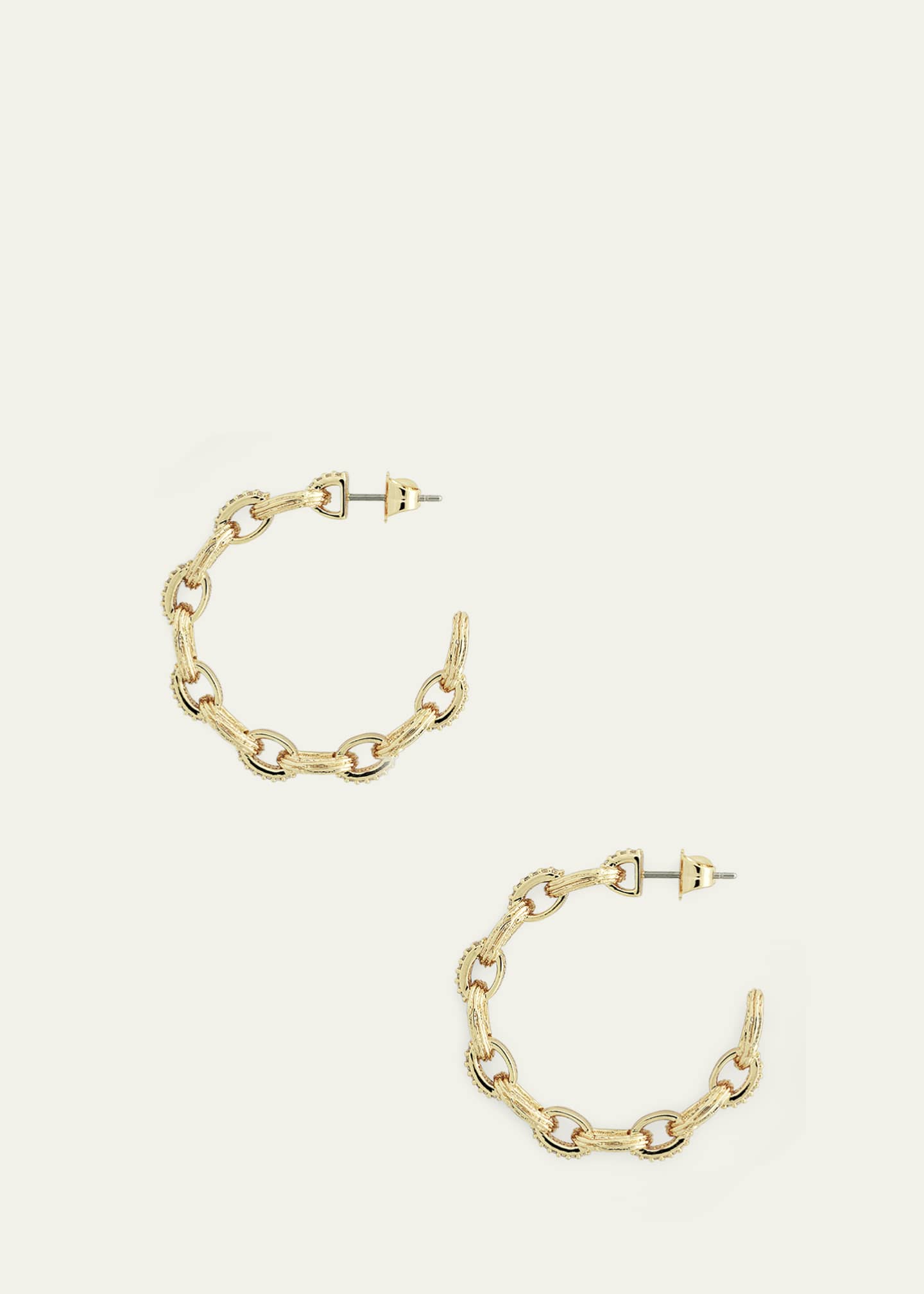 Anabel Aram Jewelry Enchanted Forest Chain Hoop Earrings - Bergdorf Goodman