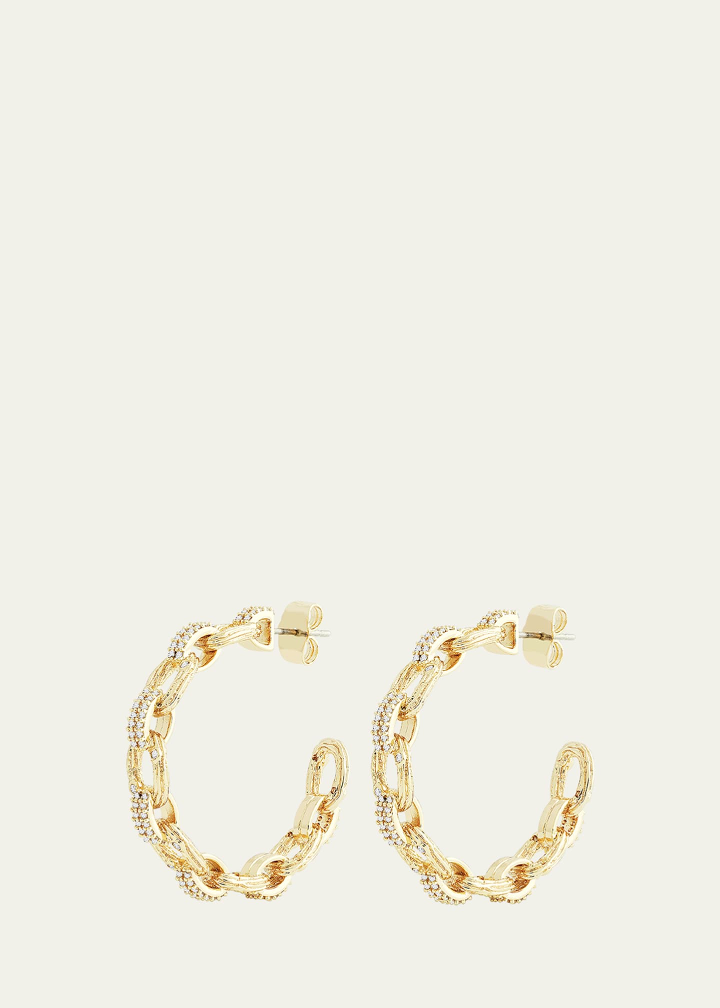 Anabel Aram Jewelry Enchanted Forest Chain Hoop Earrings - Bergdorf Goodman