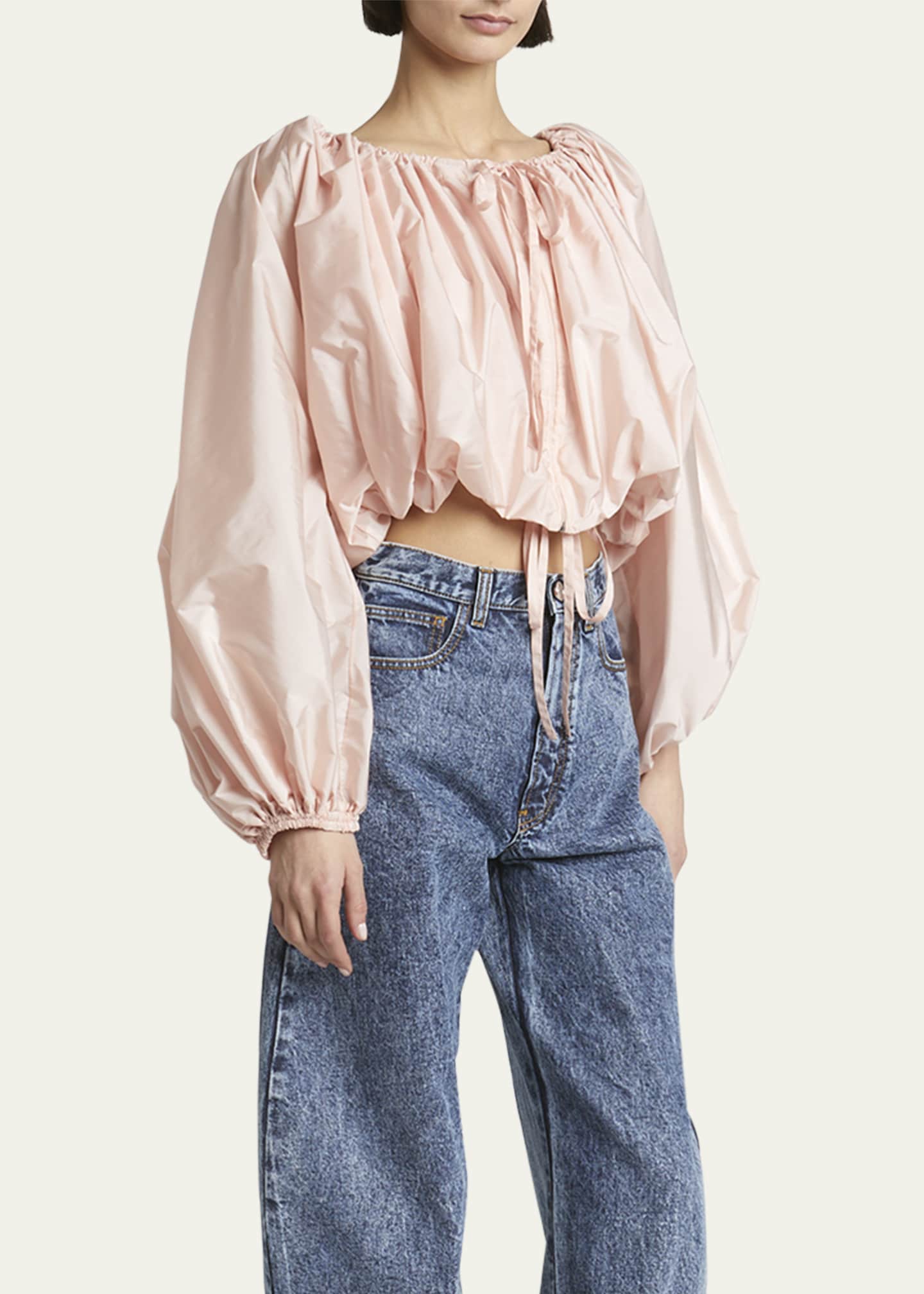 ALAIA Puff-Sleeve Balloon Jacket - Bergdorf Goodman