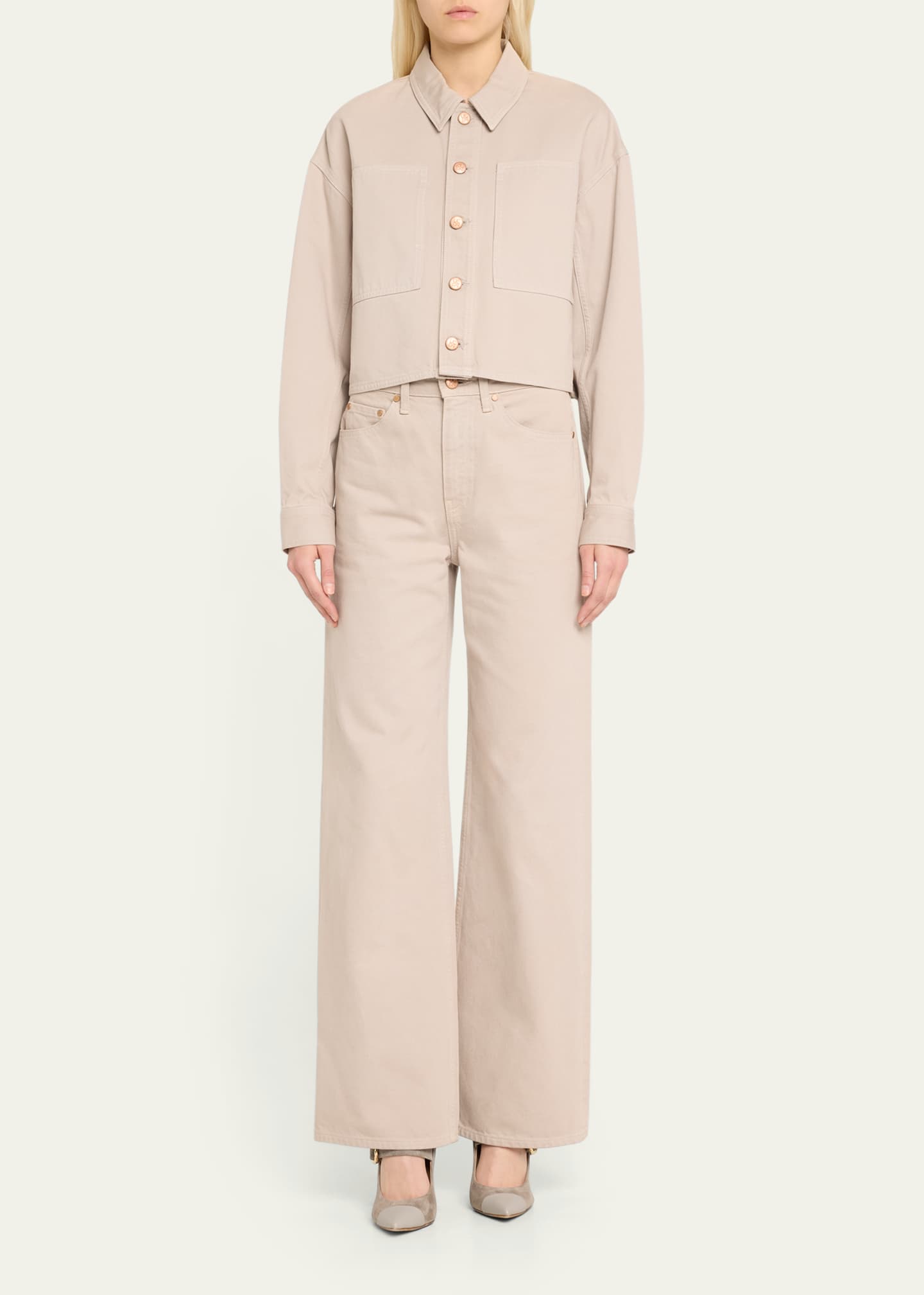 Ulla Johnson The Willow Wide-Leg Denim Jeans - Bergdorf Goodman