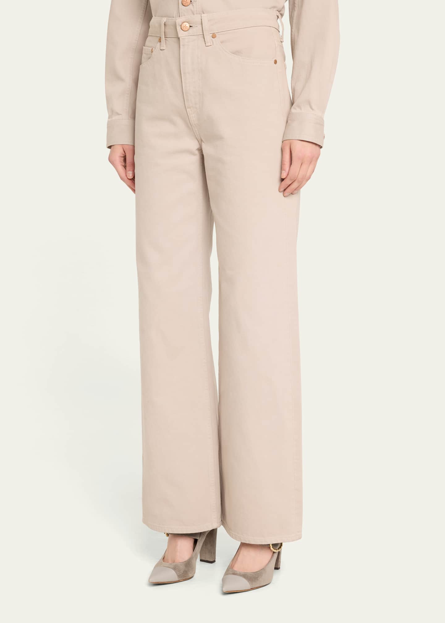 Ulla Johnson The Willow Wide-Leg Denim Jeans - Bergdorf Goodman