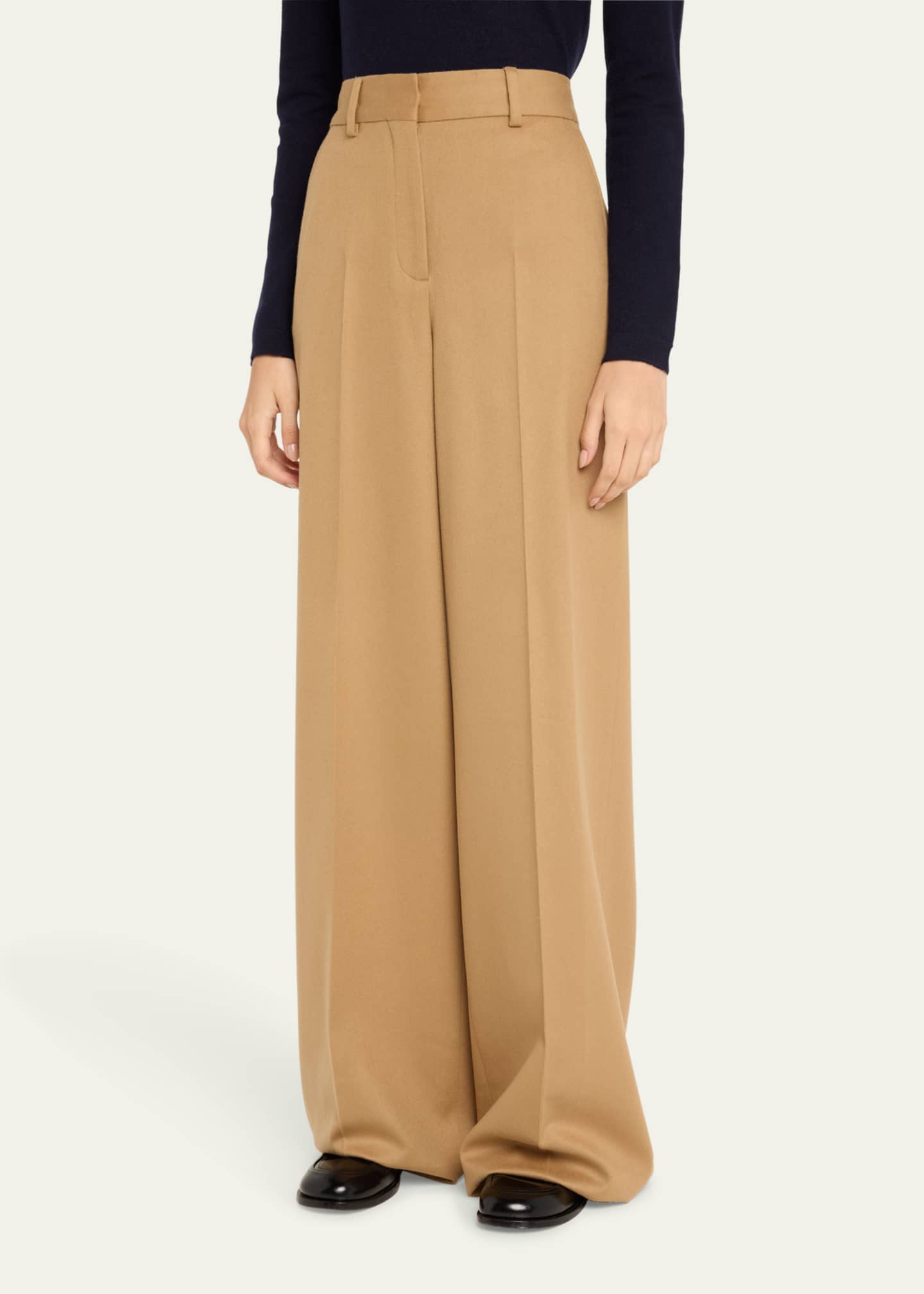 Officine Generale Rosa Wool-Cashmere Pants - Bergdorf Goodman