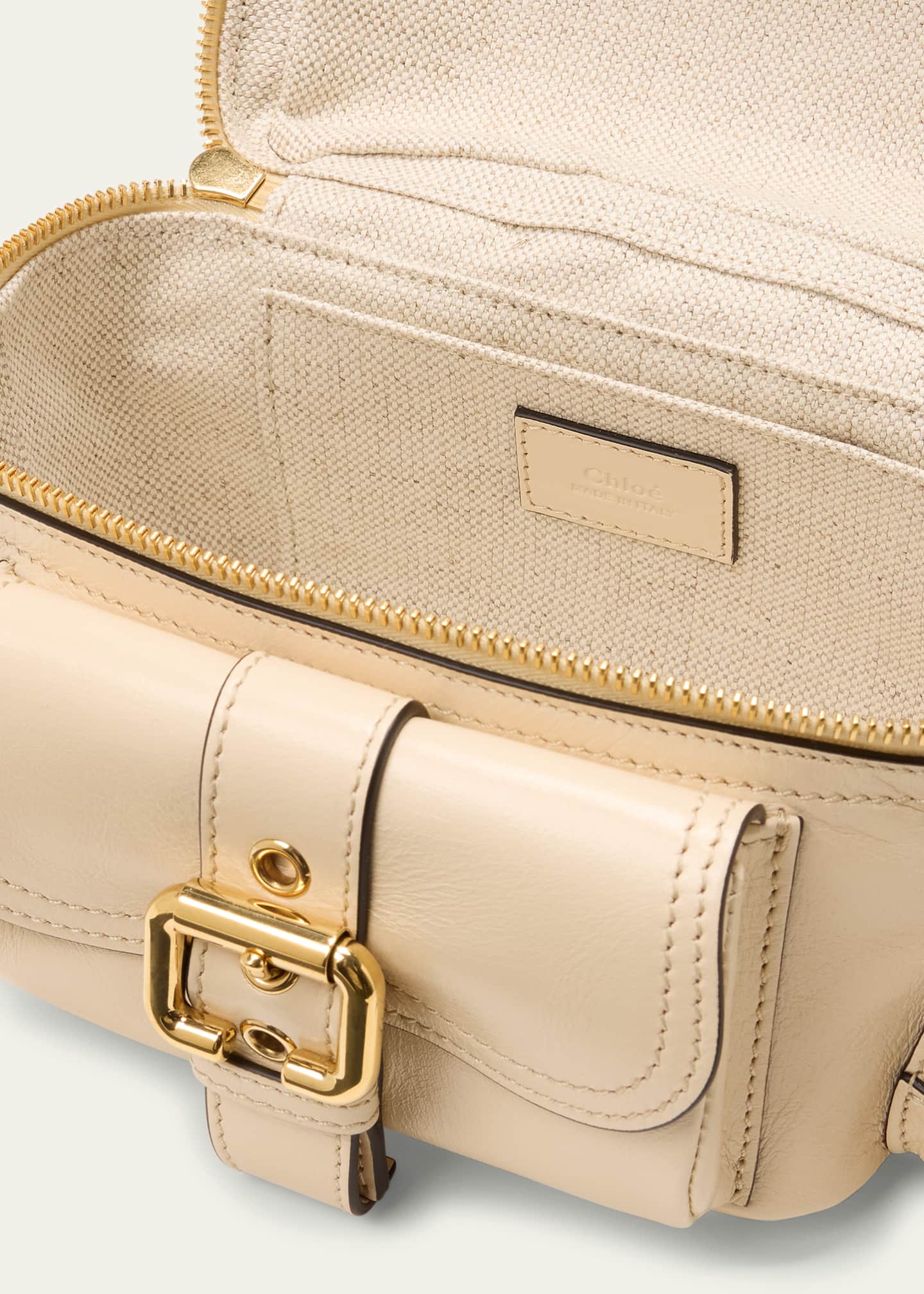 Chloe Camera Bag Small in Natural Shiny Calfskin - Bergdorf Goodman