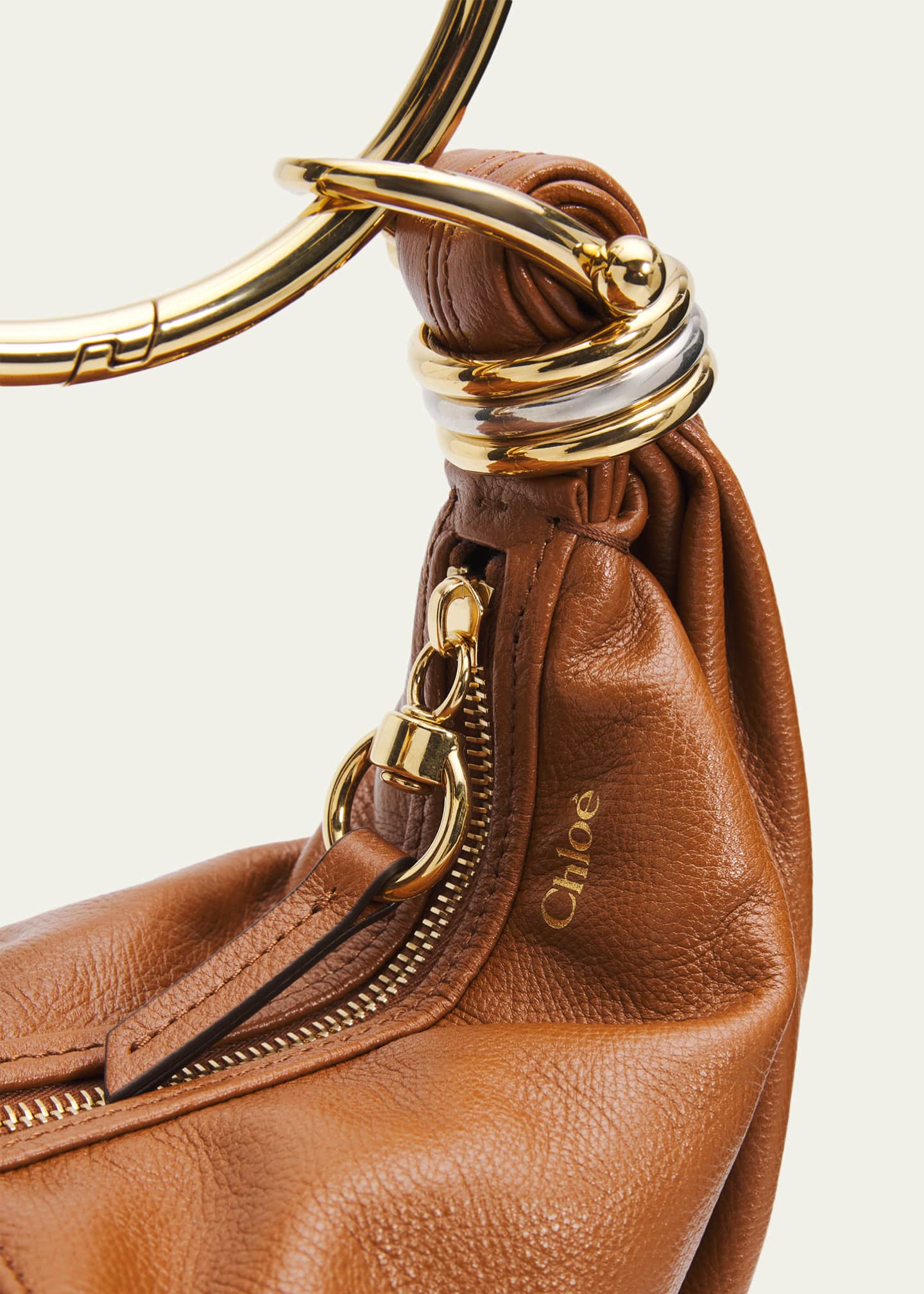 Chloe Bracelet Bag Mini in Shiny Grained Calfskin - Bergdorf Goodman