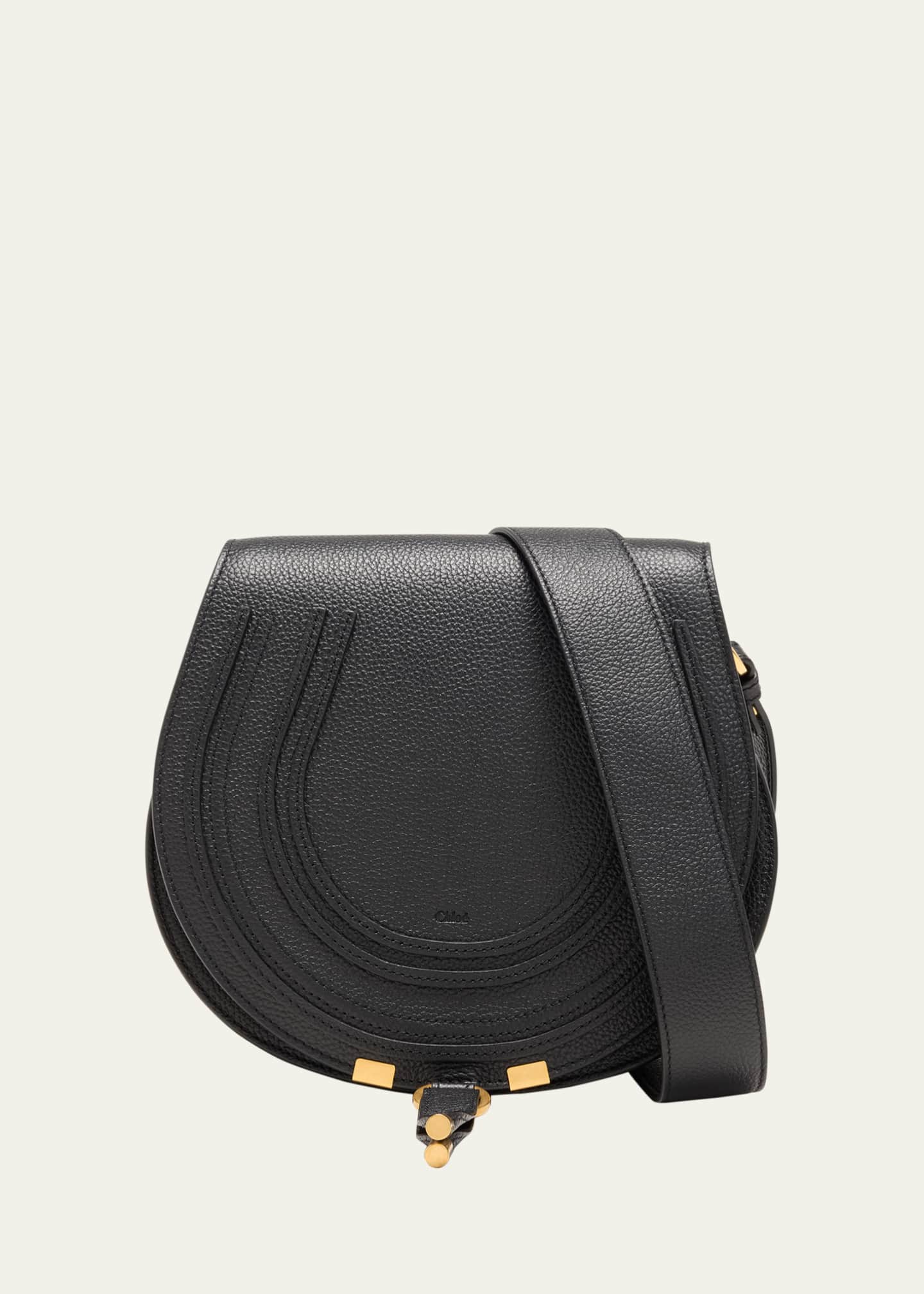 Chloe Marcie Medium Slim Crossbody Bag in Grained Calfskin - Bergdorf ...