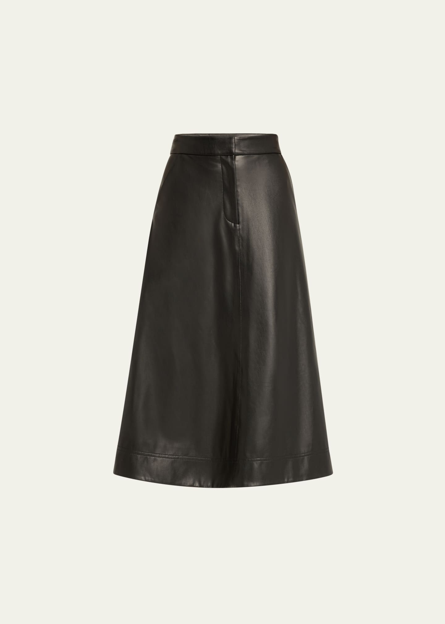 Veronica Beard Louise Vegan Leather Skirt - Bergdorf Goodman